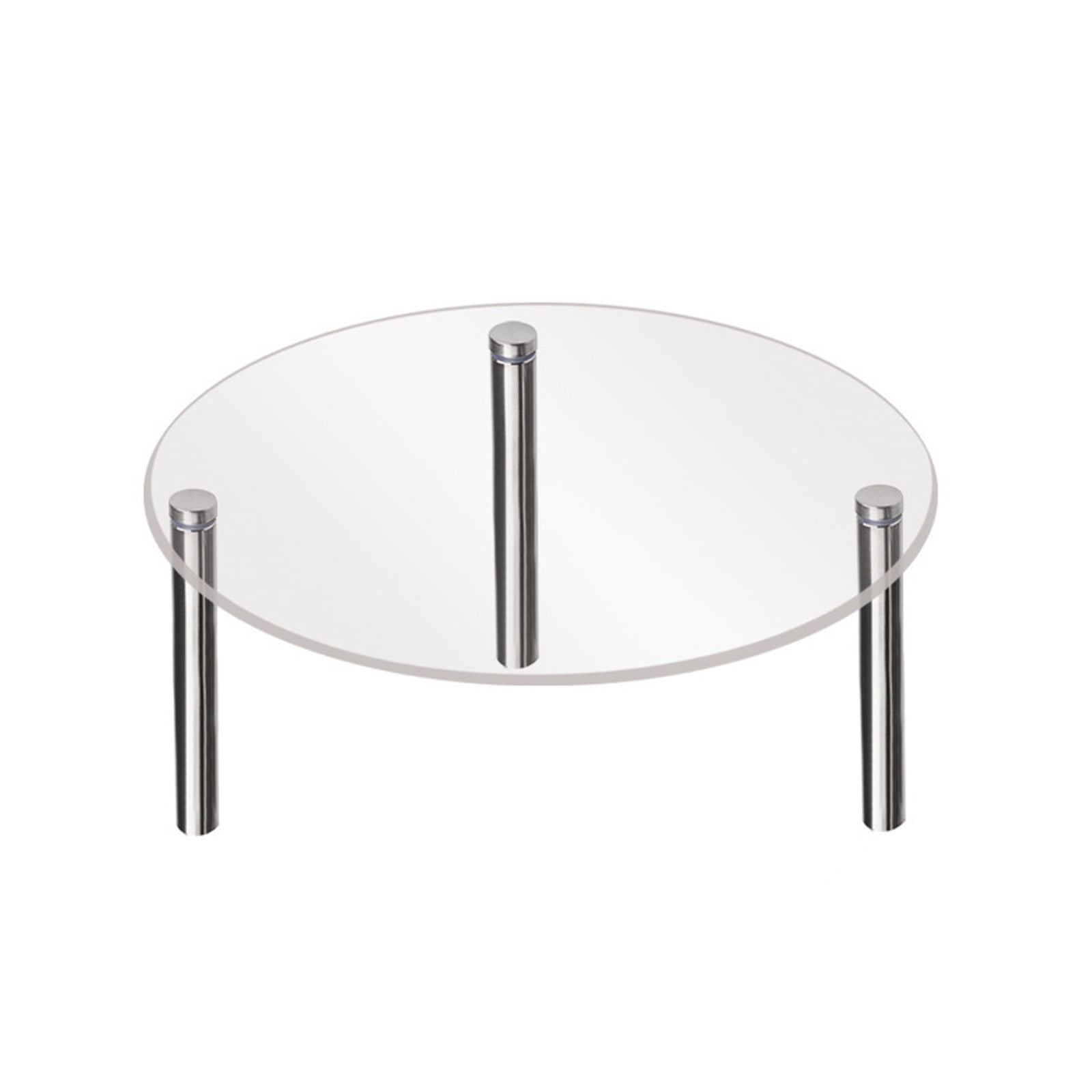 Acrylic Cake Display Stand | Transparent Circular Dessert Rack with ...
