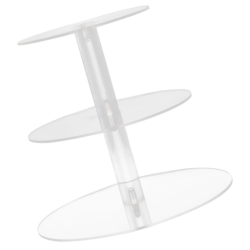 OHOIOLLA Acrylic Cake Display Stand For Birthday Party 1Set 8.9X8.9X7 ...