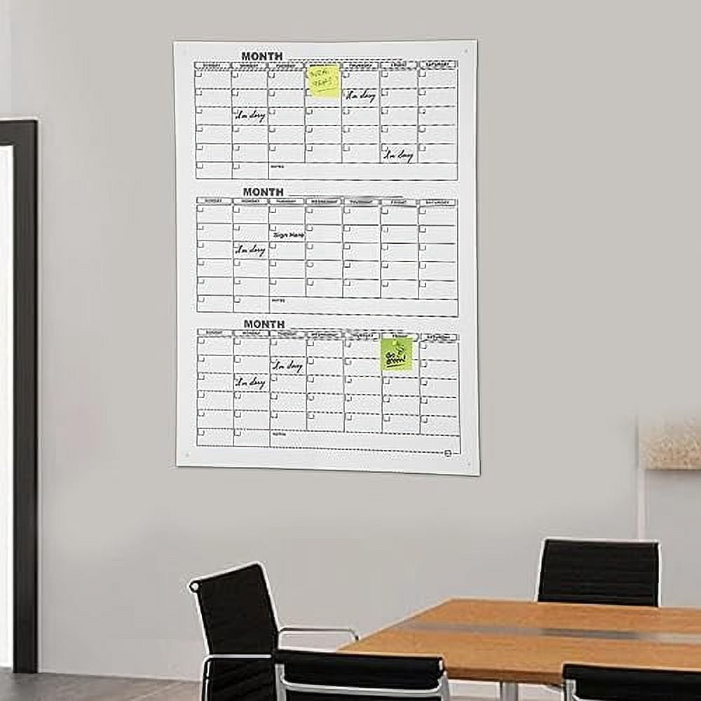Acrylic Calendar for Month,Acrylic Whiteboard Calendar,34x46 Inch ...