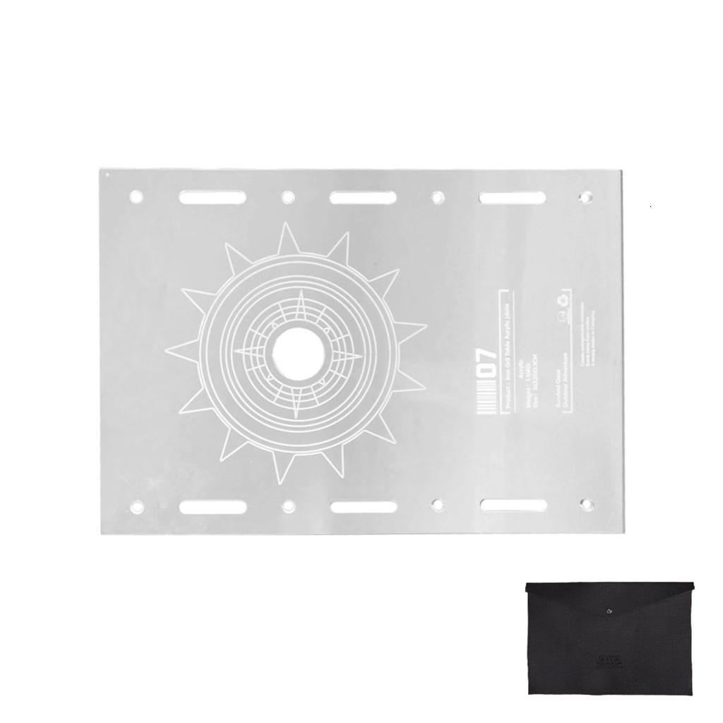 Acrylic Camping Table Unit Board Replacement Portable Clear IGT Table ...