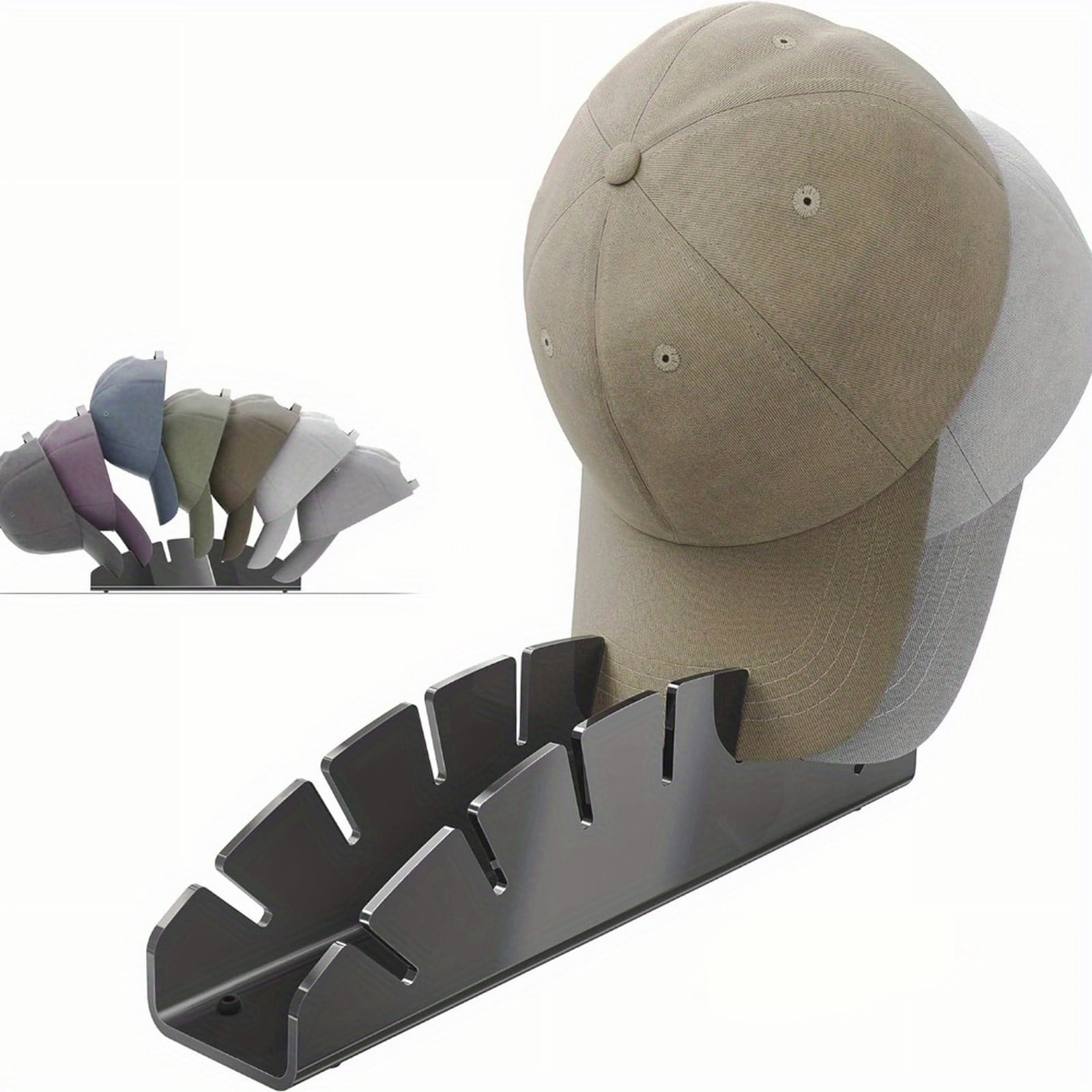 Acrylic Cap Storage Rack With Baseball Cap Display Rack Cap Storage ...