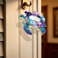 Acrylic Car Pendant with Sea Turtle Family, 8 cm Gradient Color Ocean ...