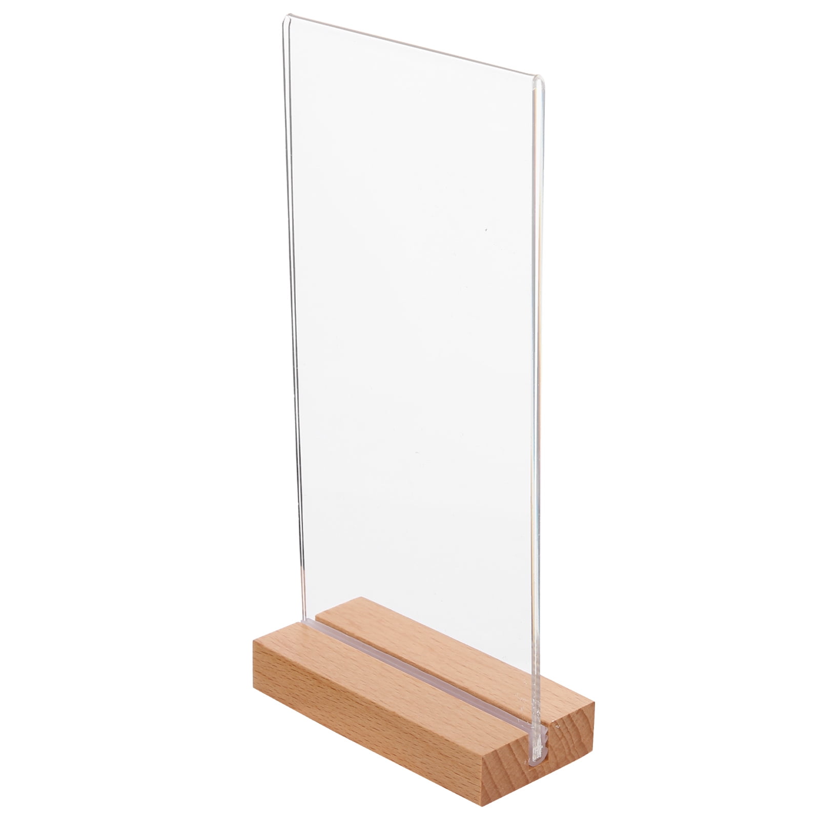 Acrylic Card Display Shelf Shelves Menu Holder Picture Stand Tabletop ...
