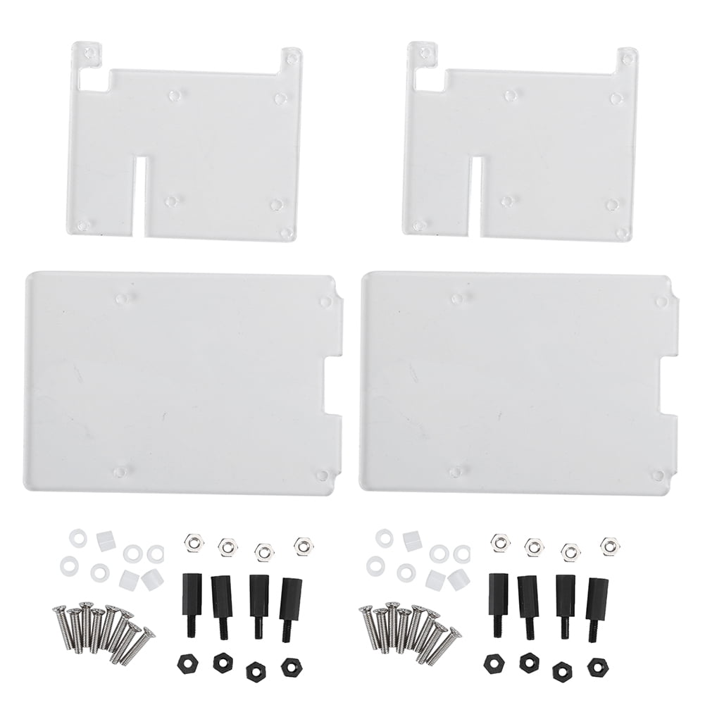 Acrylic Case Shell Enclosure Box Transparent for Raspberry Pi 4b 3b 3B ...