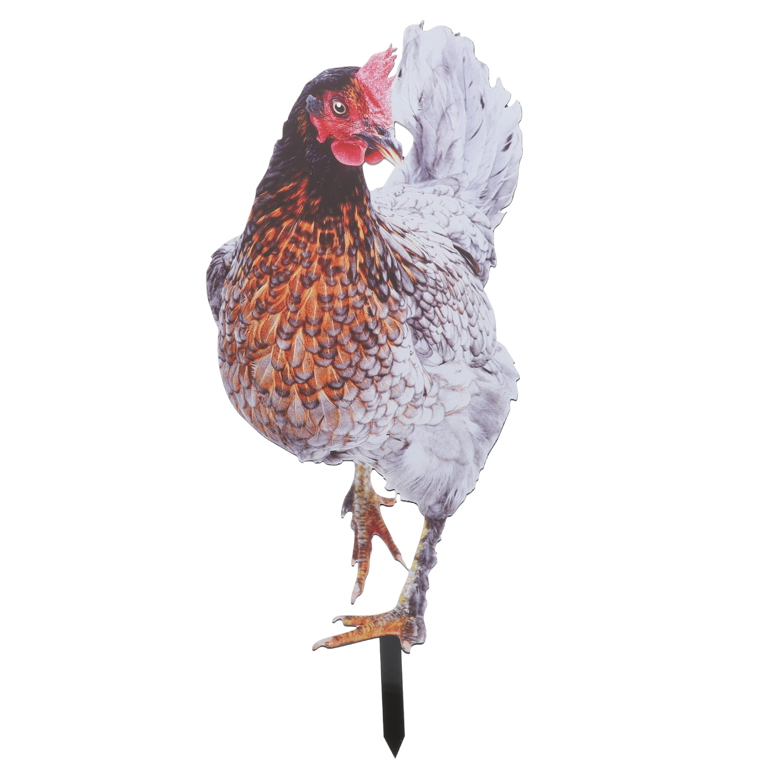 Acrylic Chicken Garden Stake Realistic 3D Design Reusable and Durable ...