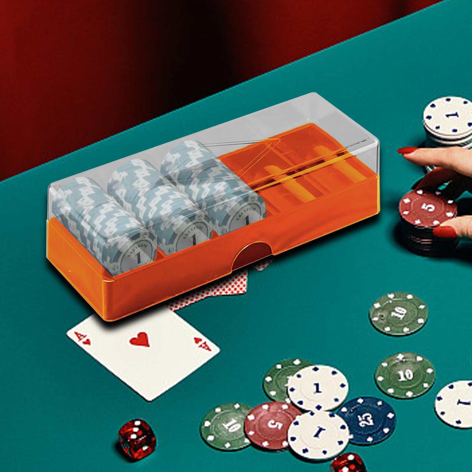 Acrylic Chips Tray, Holds 100 Chips, Stackable Chips Case, Chips Rack ...