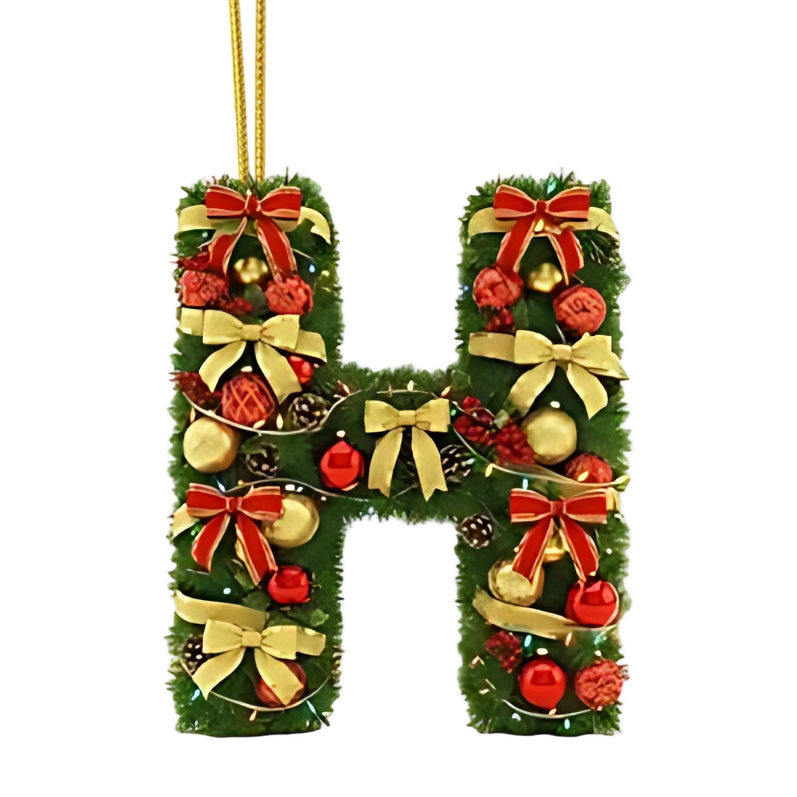 Acrylic Christmas Ornaments, 2D Letter Pendants, Personalized Tree Decor, DIY Home Holiday ...