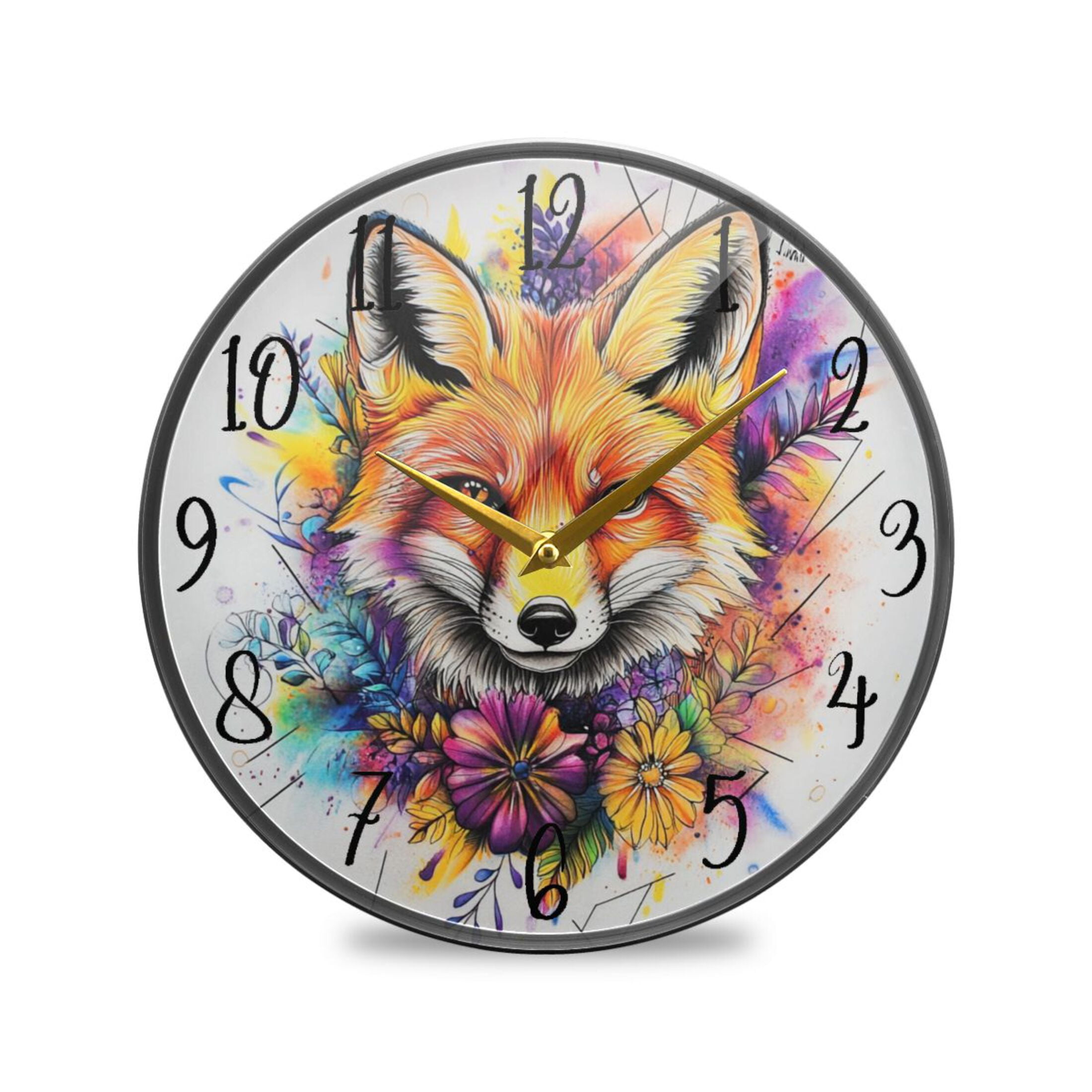 Acrylic Circular Clock 11.9x11.9 Inch Circular Clock Decorative Clock ...