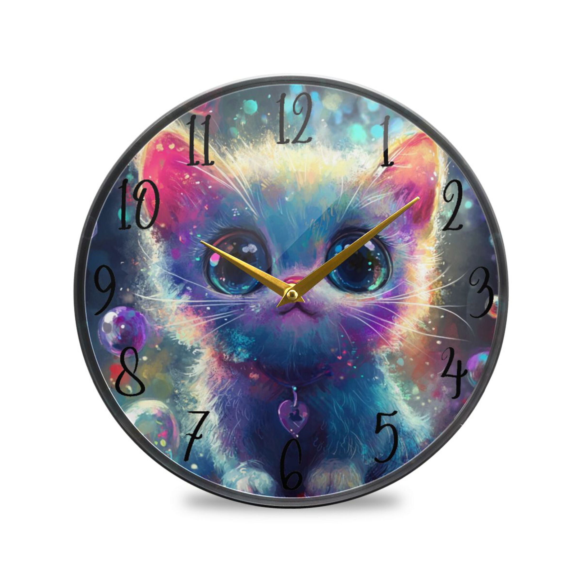 Acrylic Circular Clock 11.9x11.9 Inch Circular Clock Decorative Clock ...
