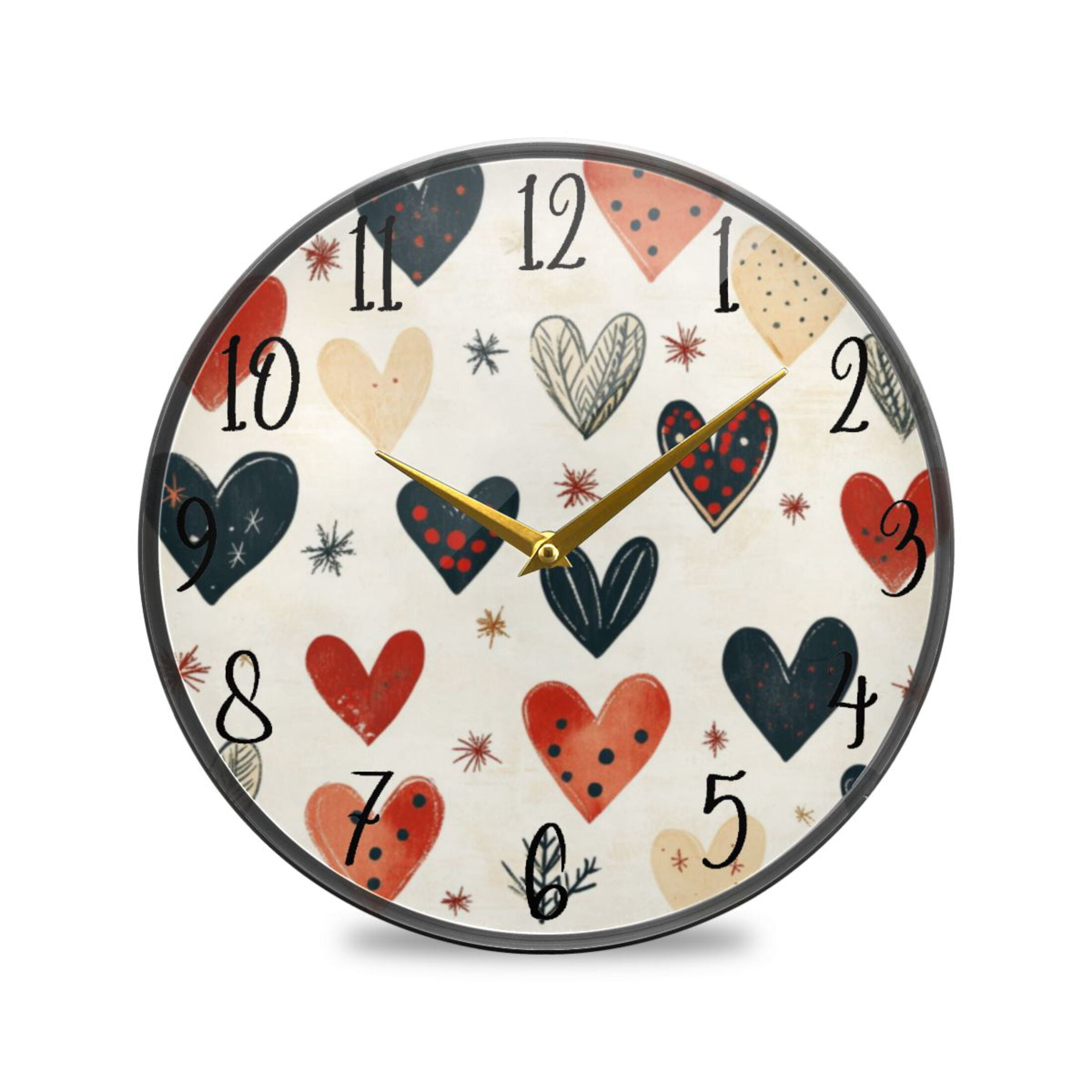 Acrylic Circular Clock 11.9x11.9 Inch Circular Clock Decorative Clock ...