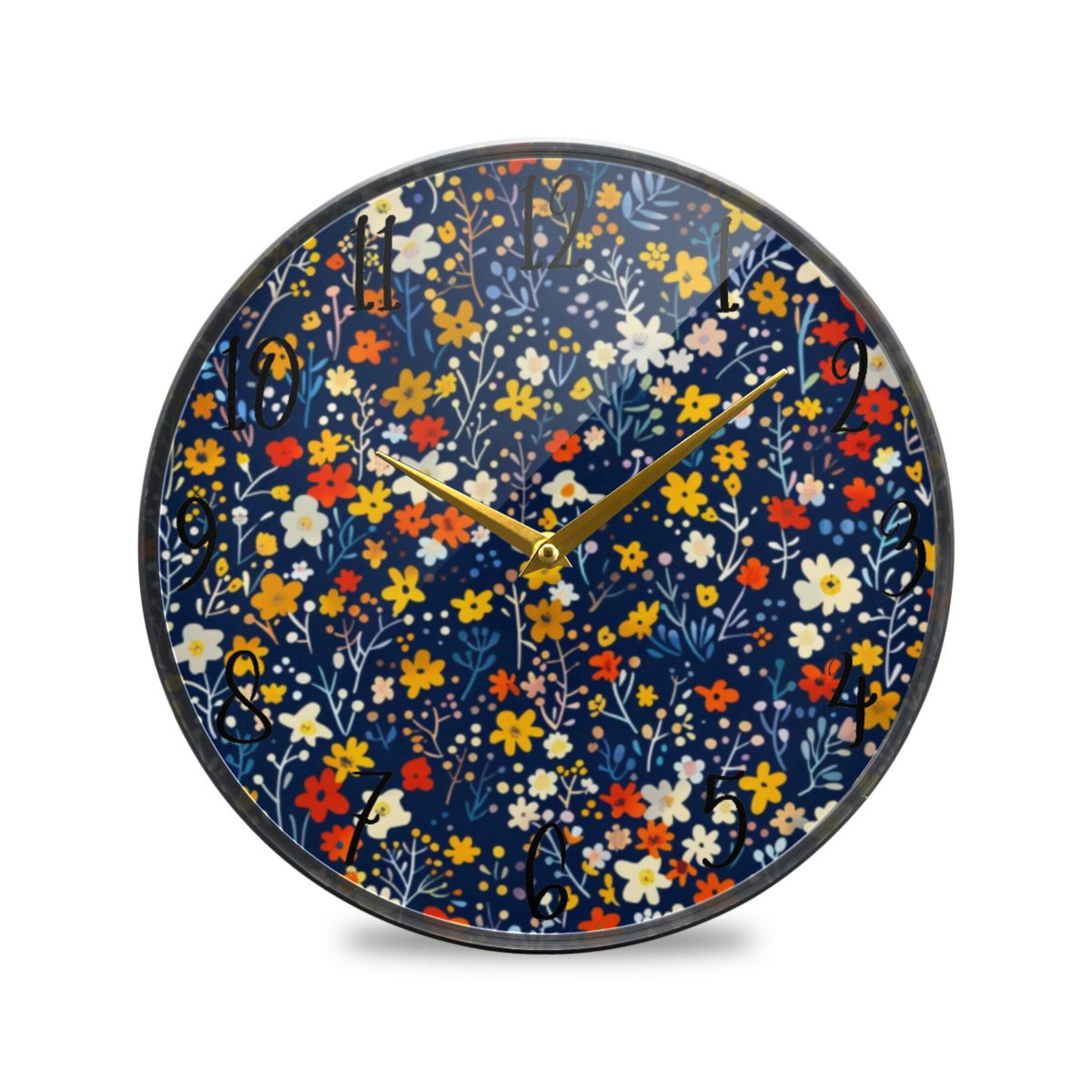 Acrylic Circular Clock 11.9x11.9 Inch Circular Clock Decorative Clock ...