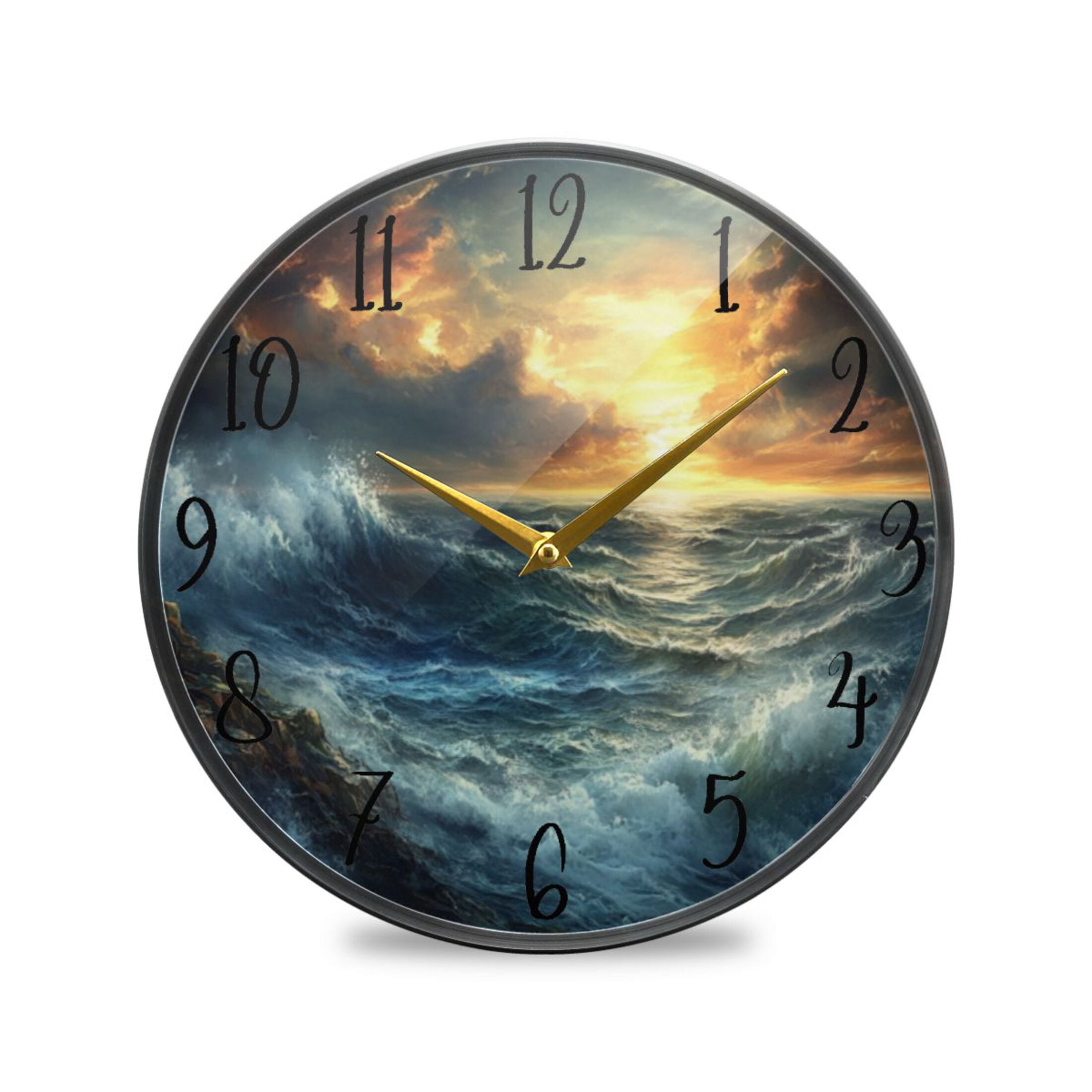 Acrylic Circular Clock 11.9x11.9 Inch Circular Clock Decorative Clock ...
