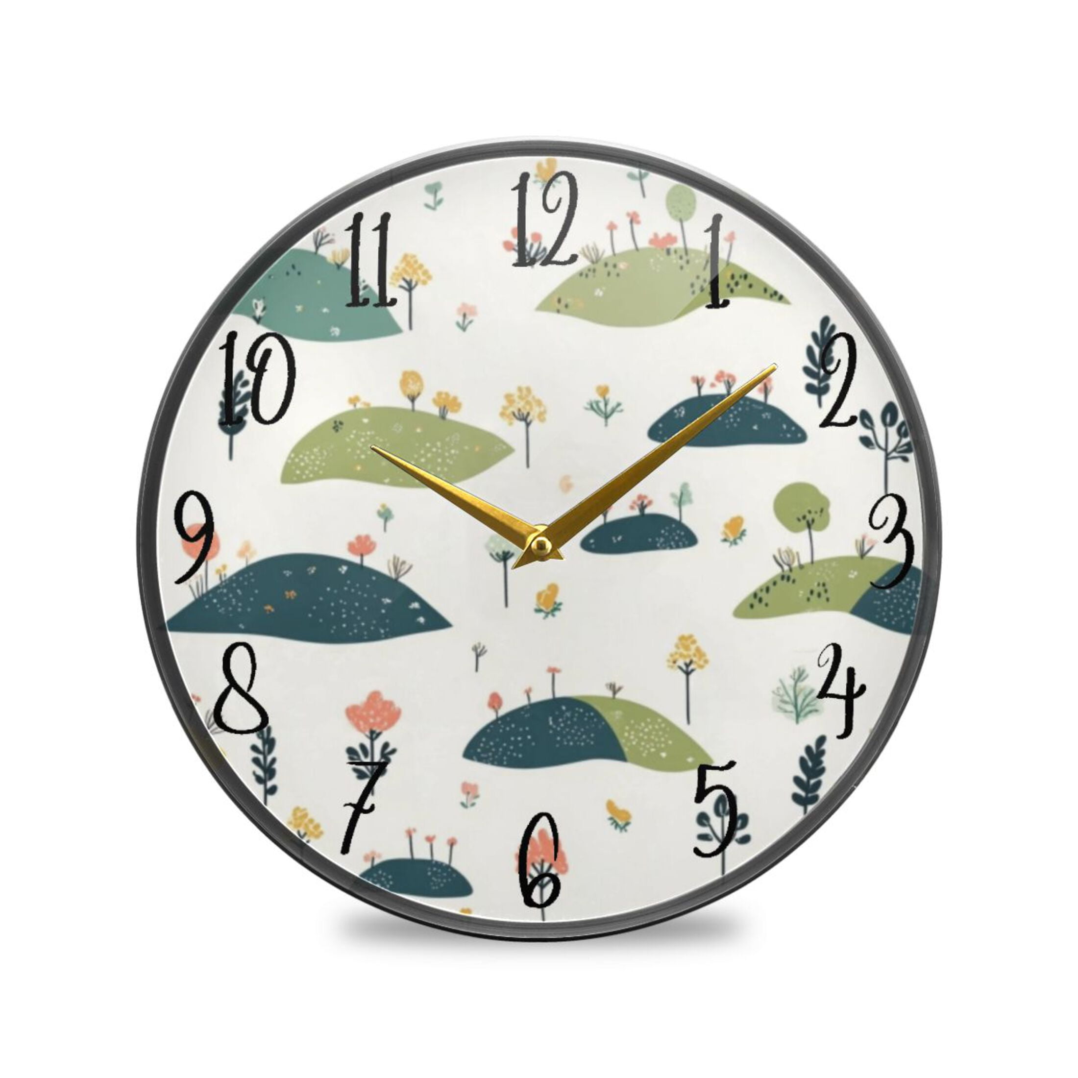 Acrylic Circular Clock 11.9x11.9 Inch Circular Clock Decorative Clock ...