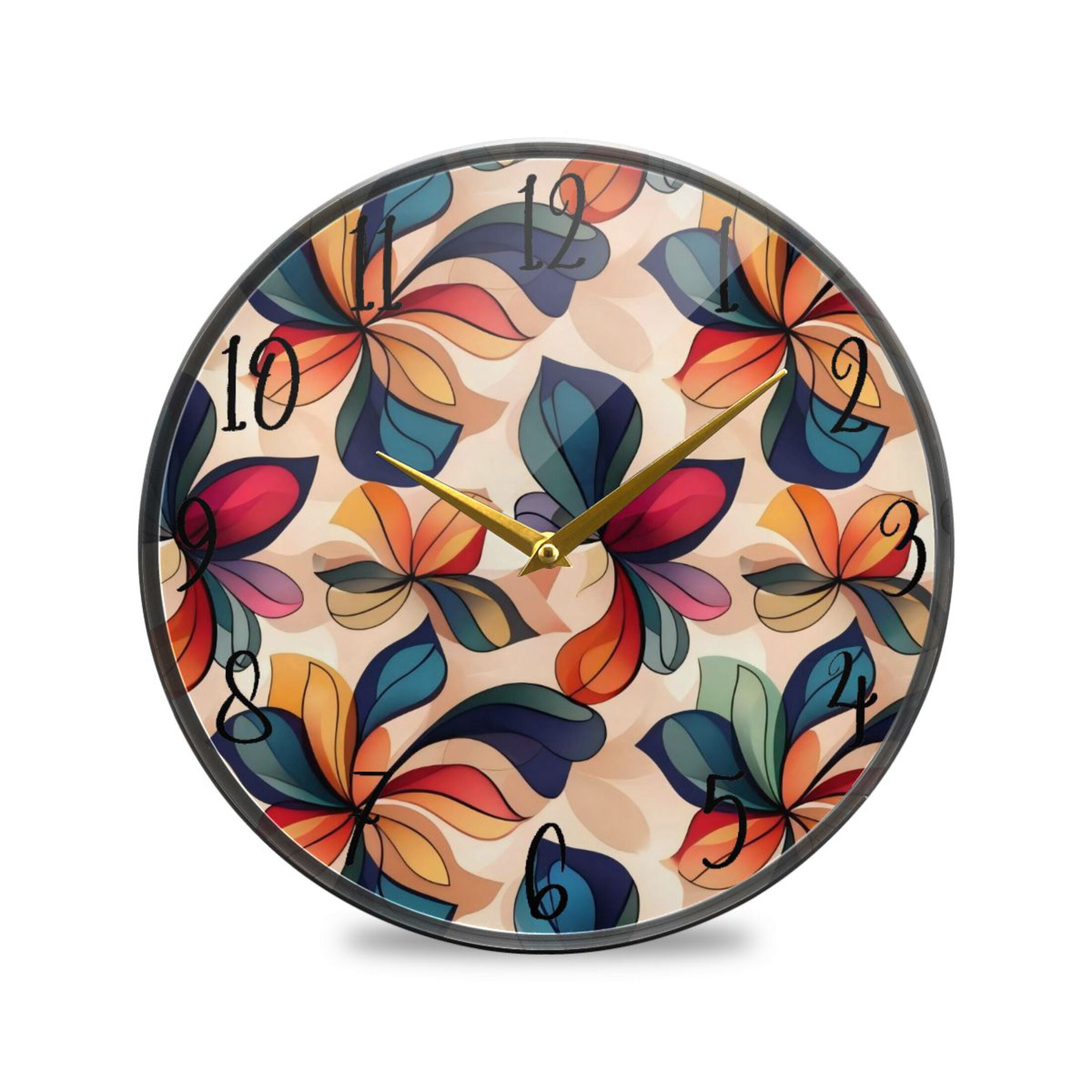 Acrylic Circular Clock 11.9x11.9 Inch Circular Clock Decorative Clock ...