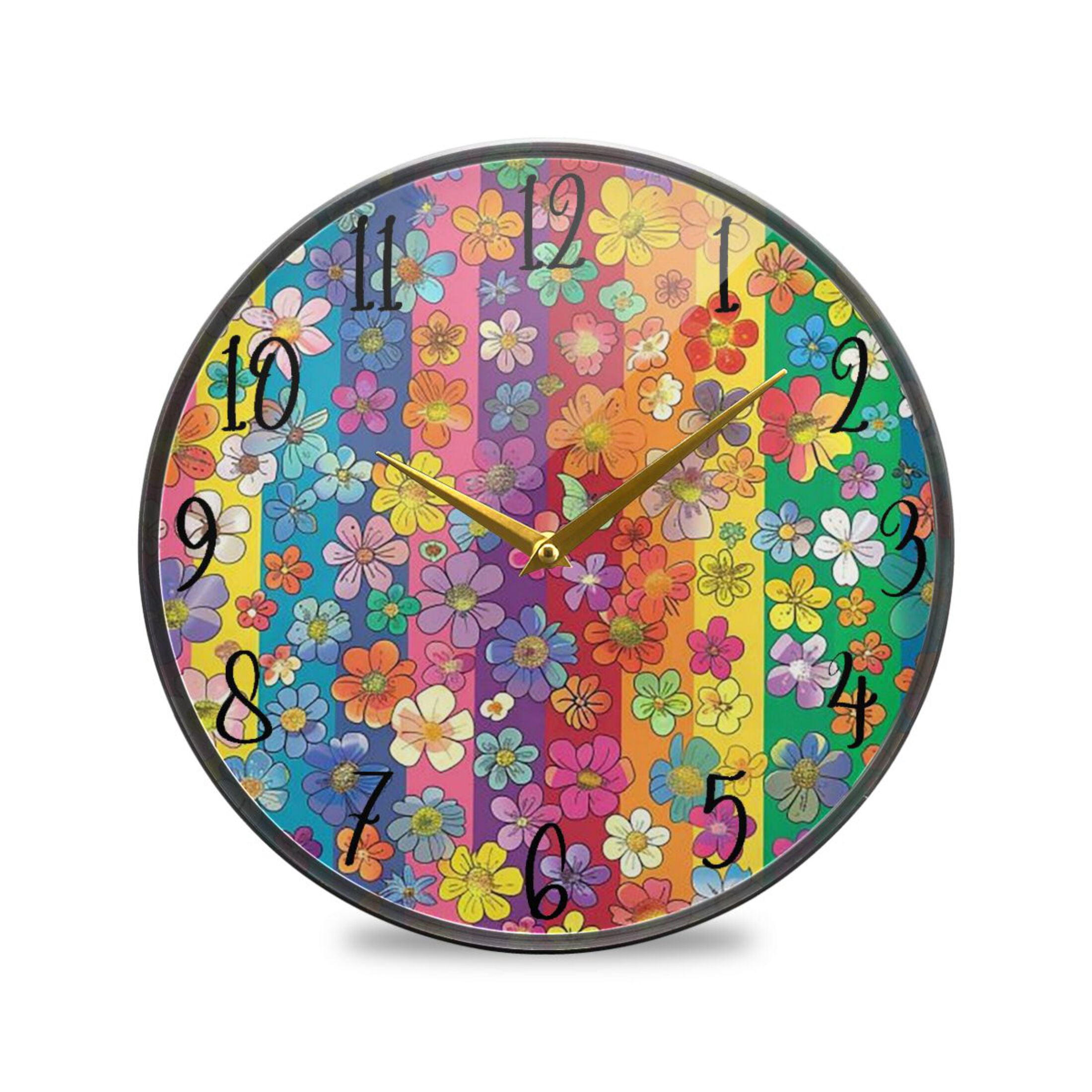Acrylic Circular Clock 11.9x11.9 Inch Circular Clock Decorative Clock ...