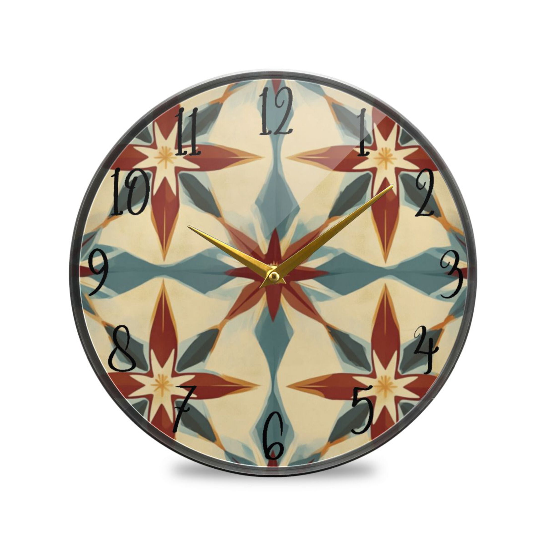 Acrylic Circular Clock 11.9x11.9 Inch Circular Clock Decorative Clock ...
