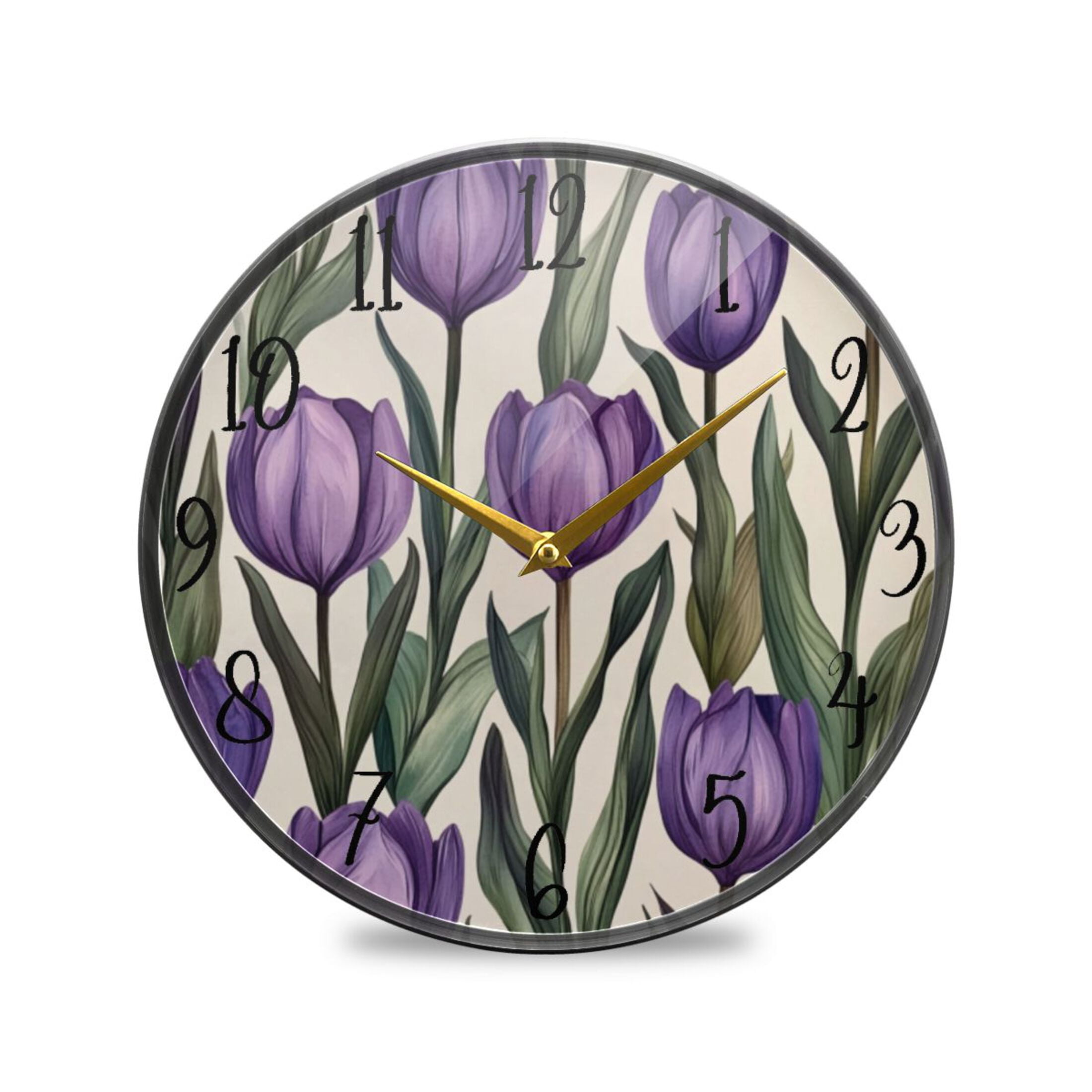 Acrylic Circular Clock 11.9x11.9 Inch Circular Clock Decorative Clock ...
