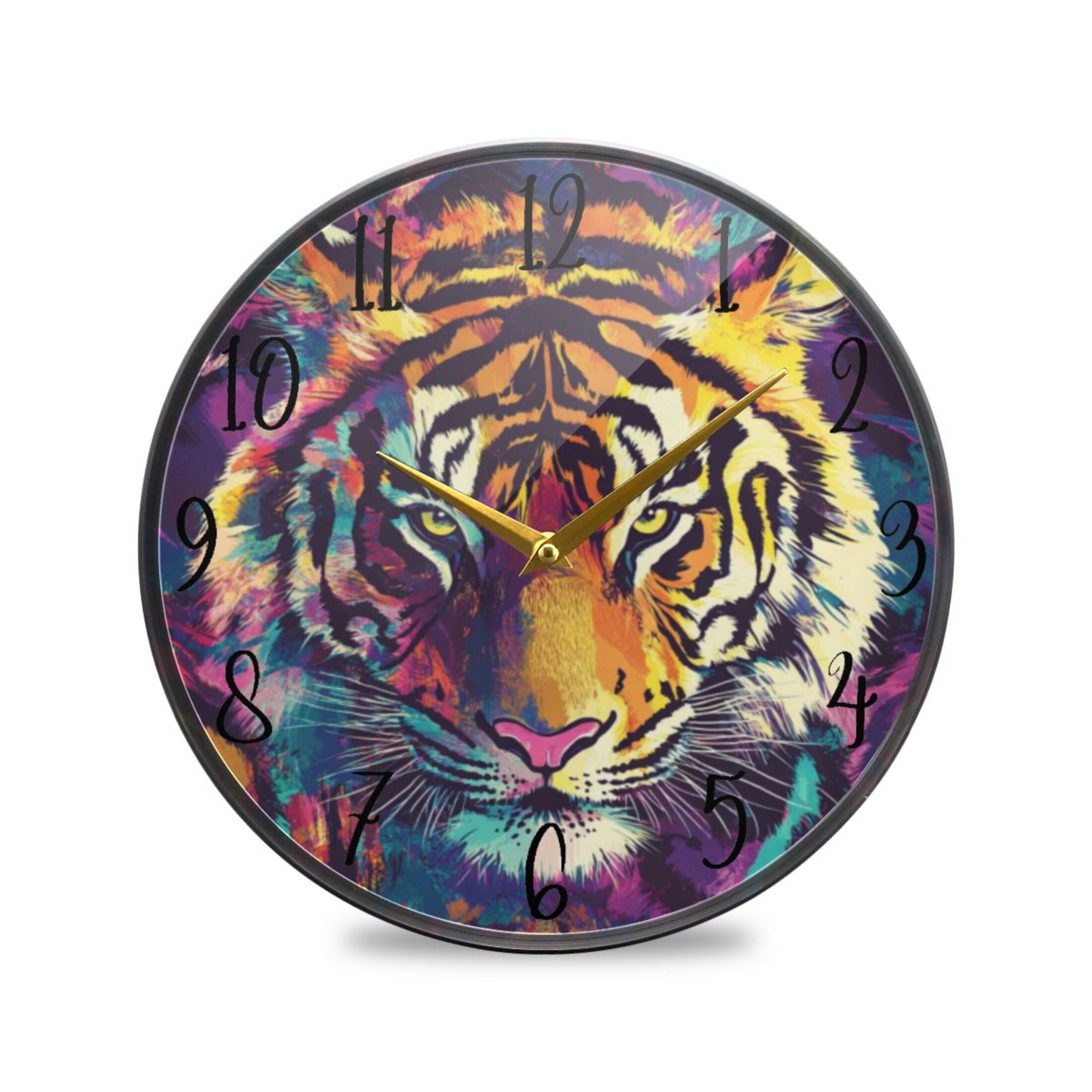 Acrylic Circular Clock 9.5x9.5 Inch Circular Clock Decorative Clock ...
