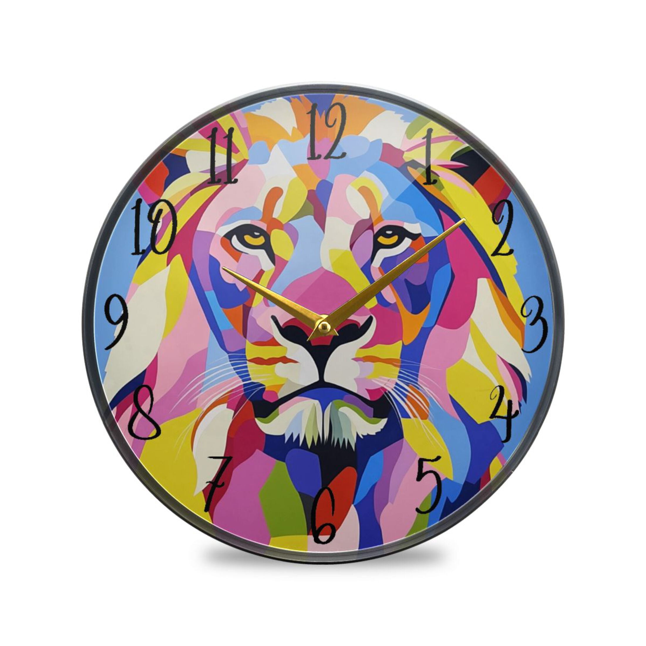 Acrylic Circular Clock 9.5x9.5 Inch Circular Clock Decorative Clock ...