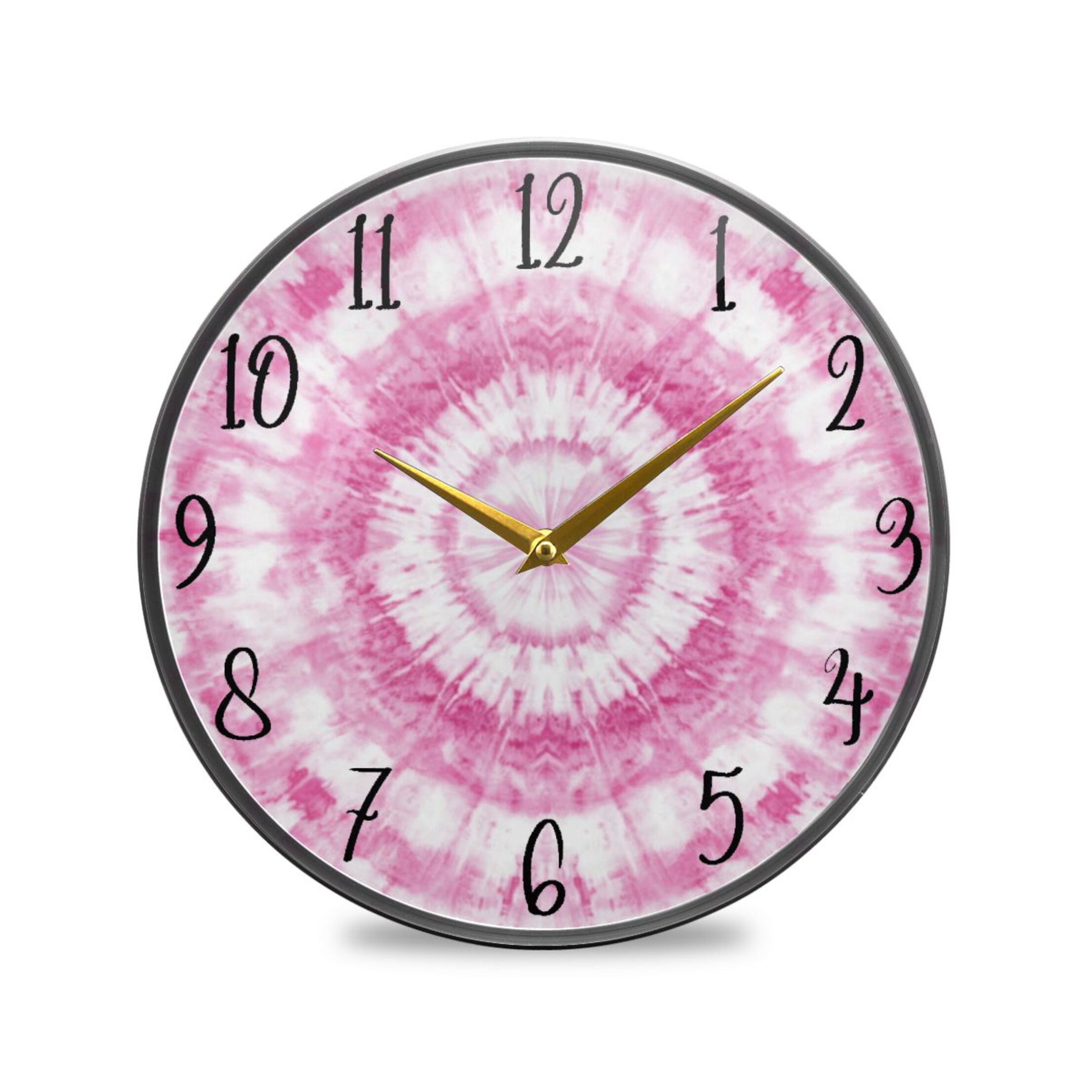 Acrylic Circular Clock 9.5x9.5 Inch Circular Clock Decorative Clock ...