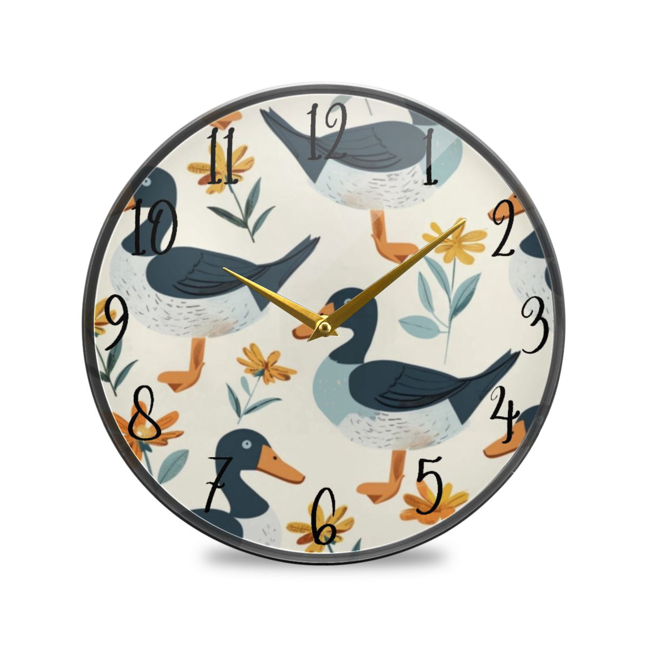 Acrylic Circular Clock 9.5x9.5 Inch Circular Clock Decorative Clock ...