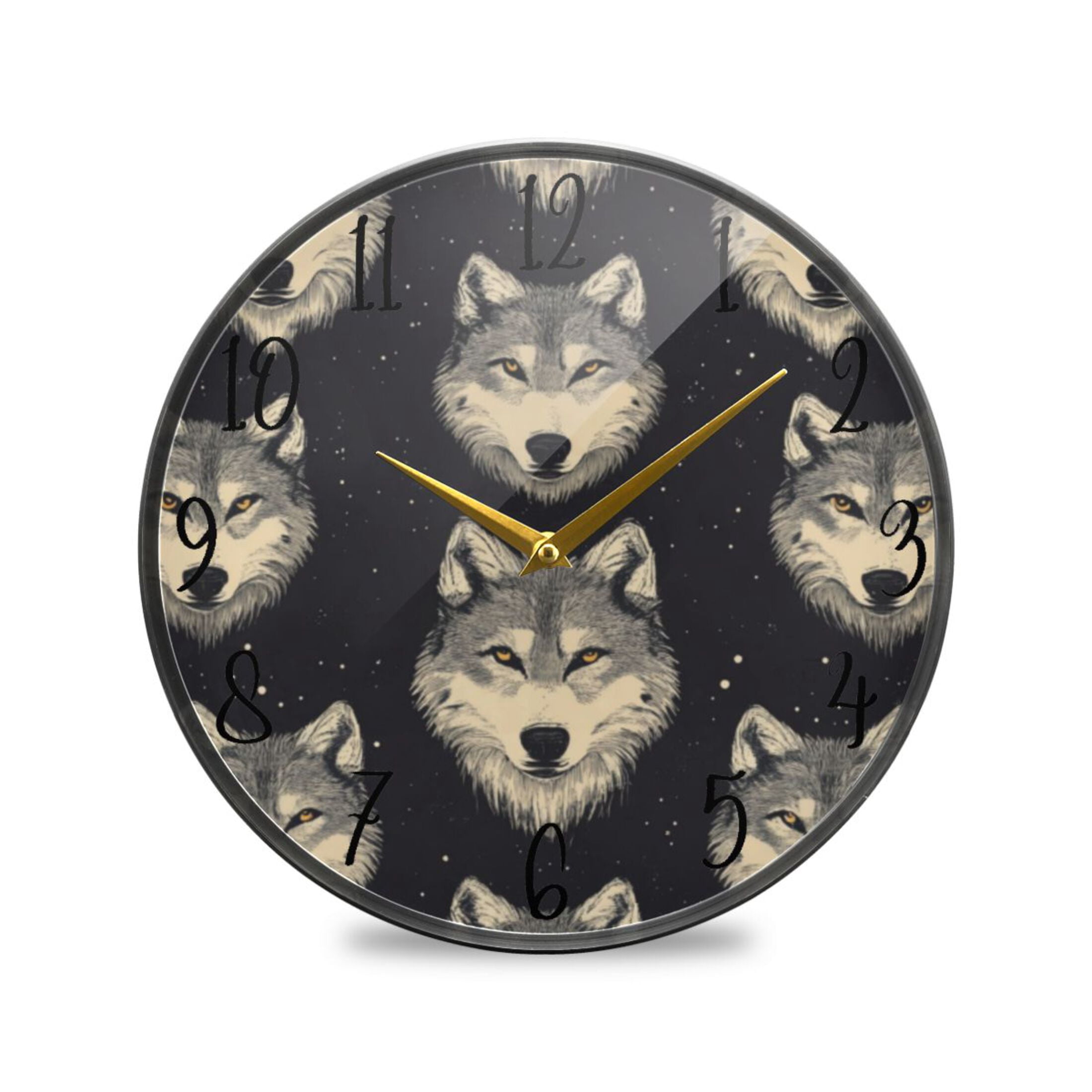 Acrylic Circular Clock 9.5x9.5 Inch Circular Clock Decorative Clock ...
