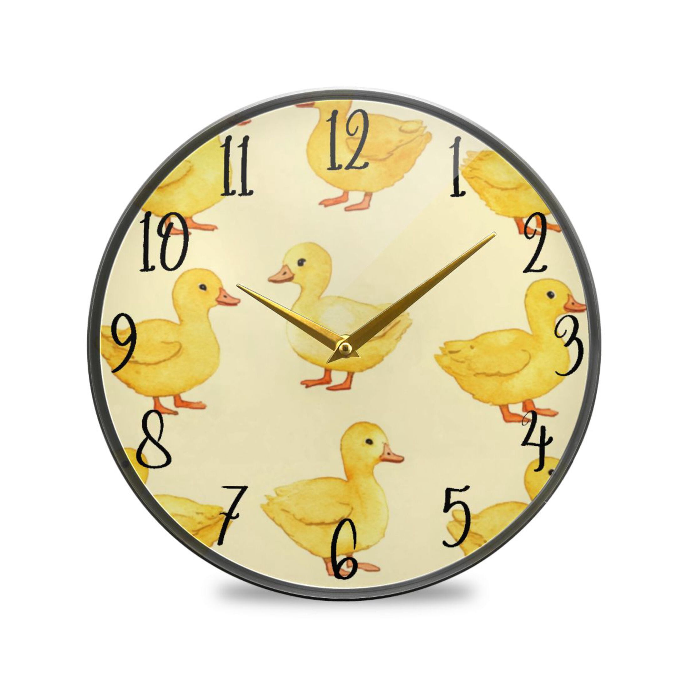 Acrylic Circular Clock 9.5x9.5 Inch Circular Clock Decorative Clock ...