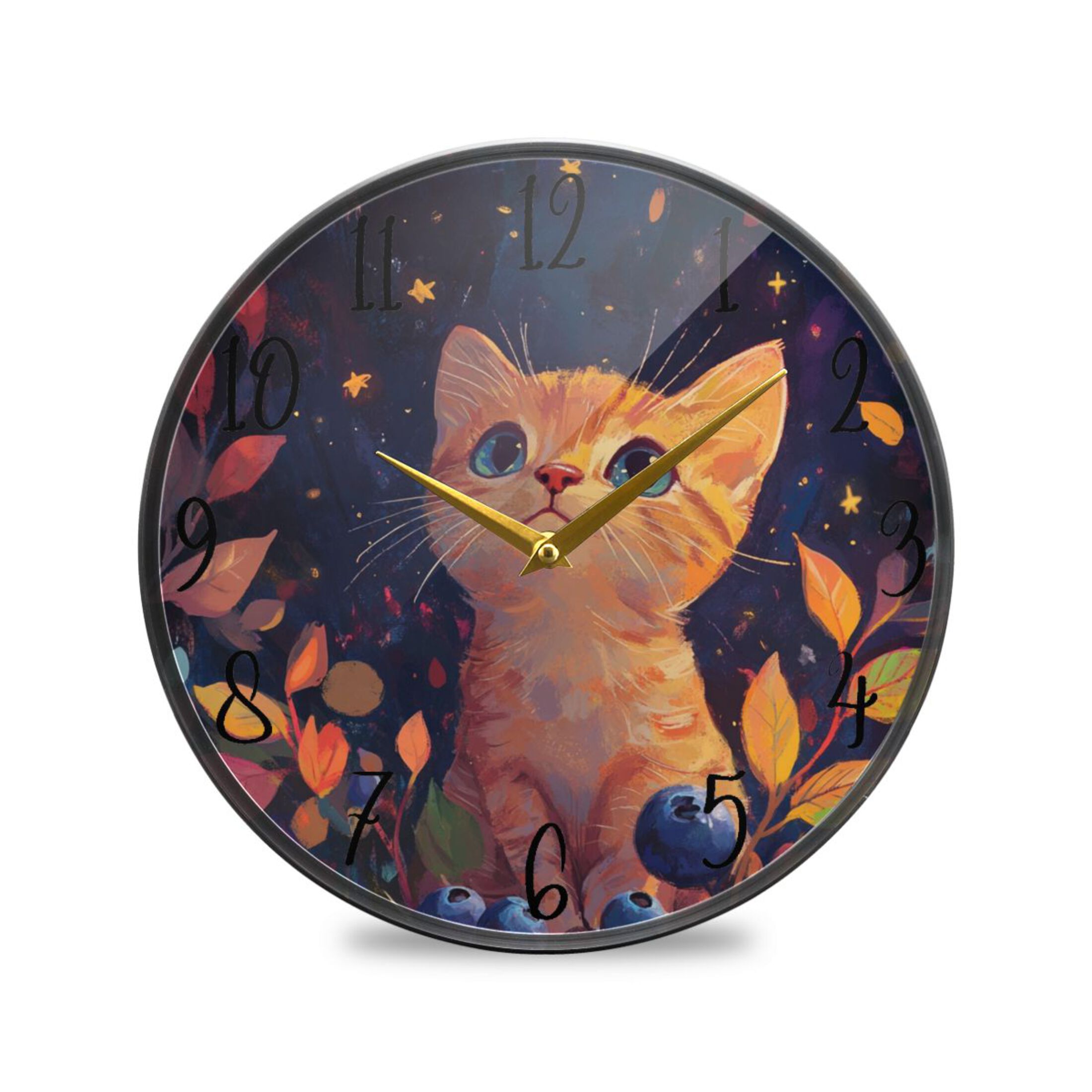 Acrylic Circular Clock 9.5x9.5 Inch Circular Clock Decorative Clock ...