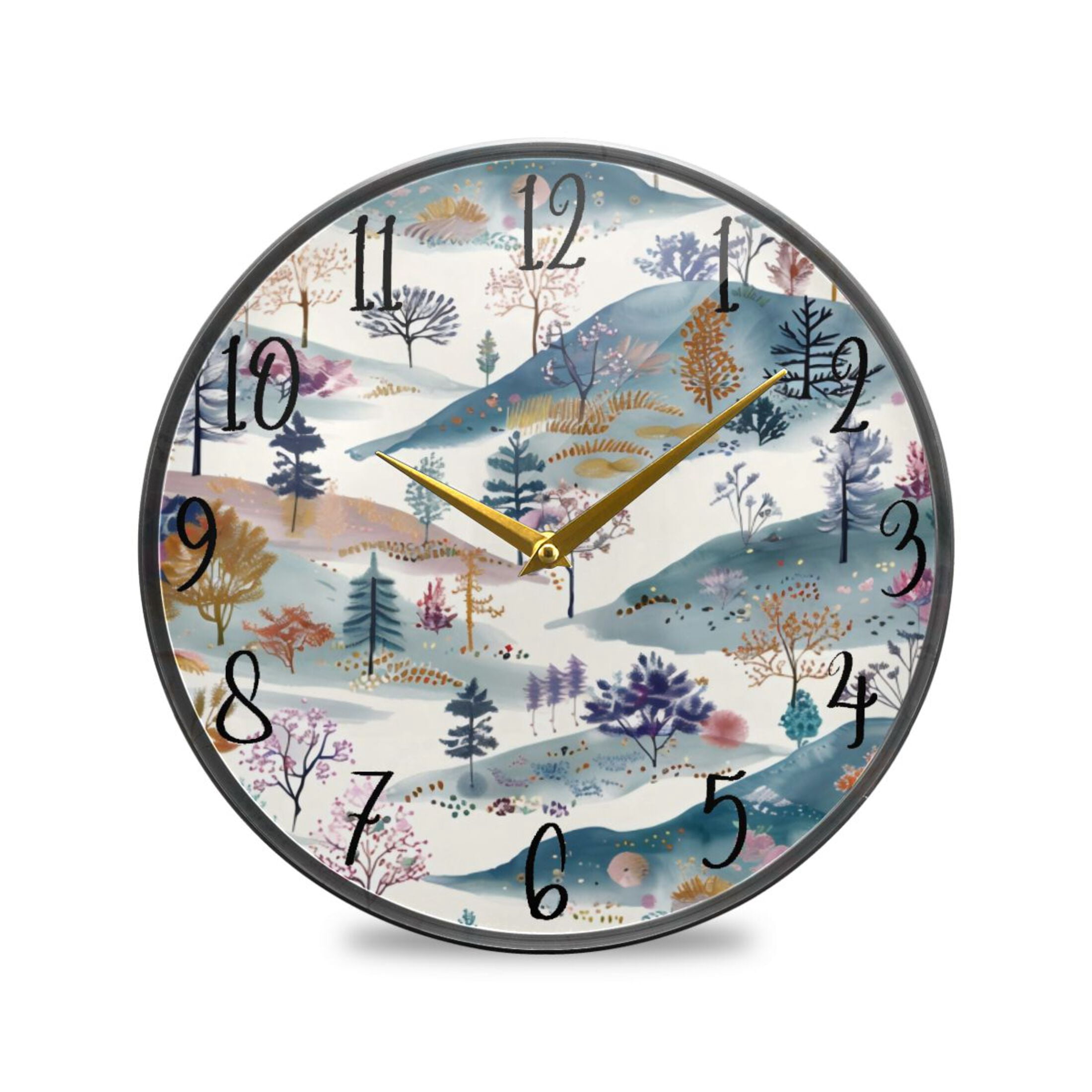 Acrylic Circular Clock 9.5x9.5 Inch Circular Clock Decorative Clock ...
