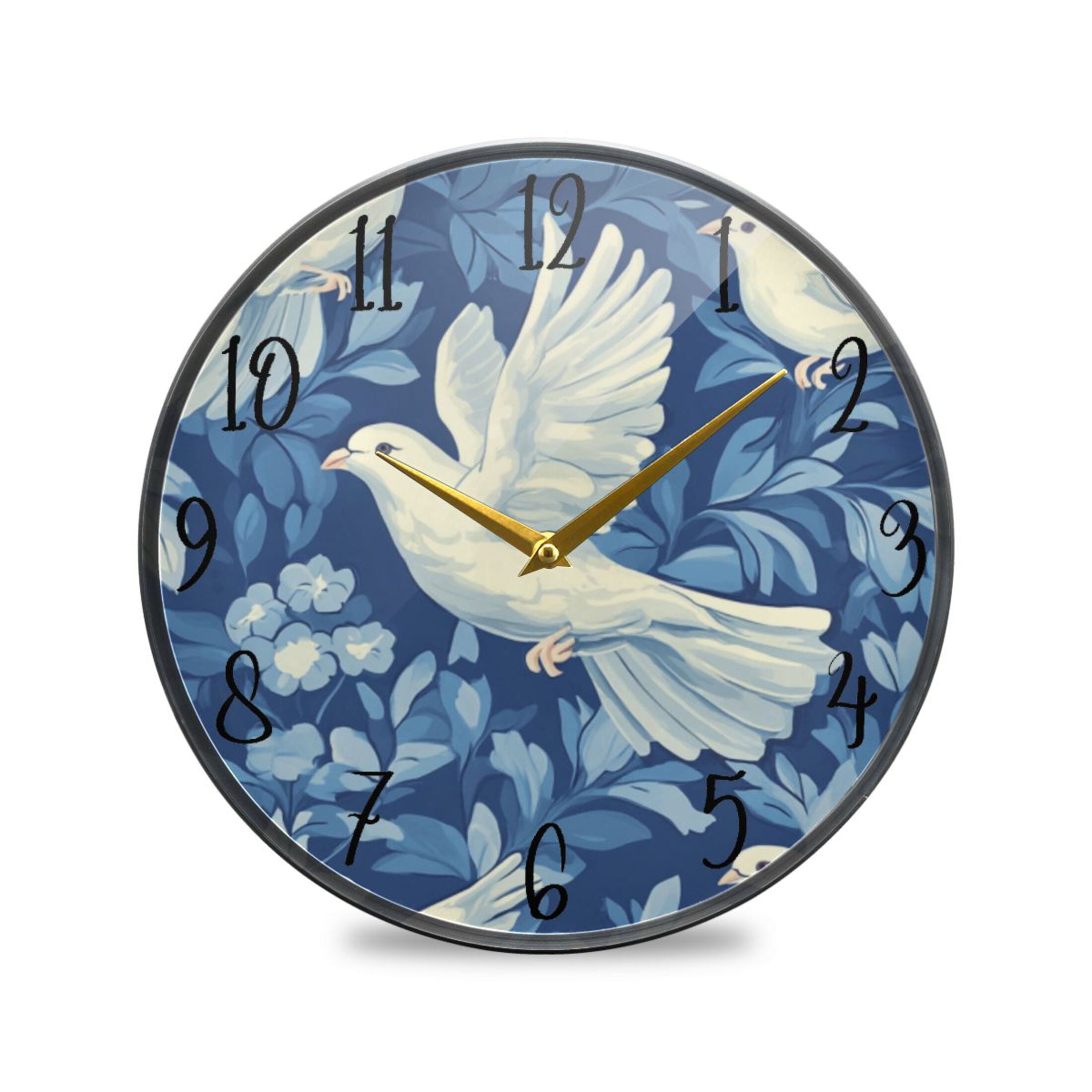 Acrylic Circular Clock 9.5x9.5 Inch Circular Clock Decorative Clock ...