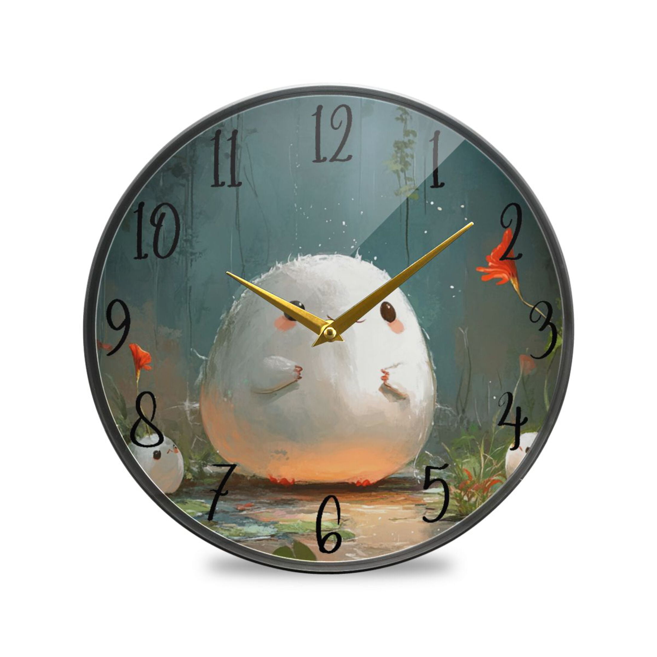 Acrylic Circular Clock 9.5x9.5 Inch Circular Clock Decorative Clock ...