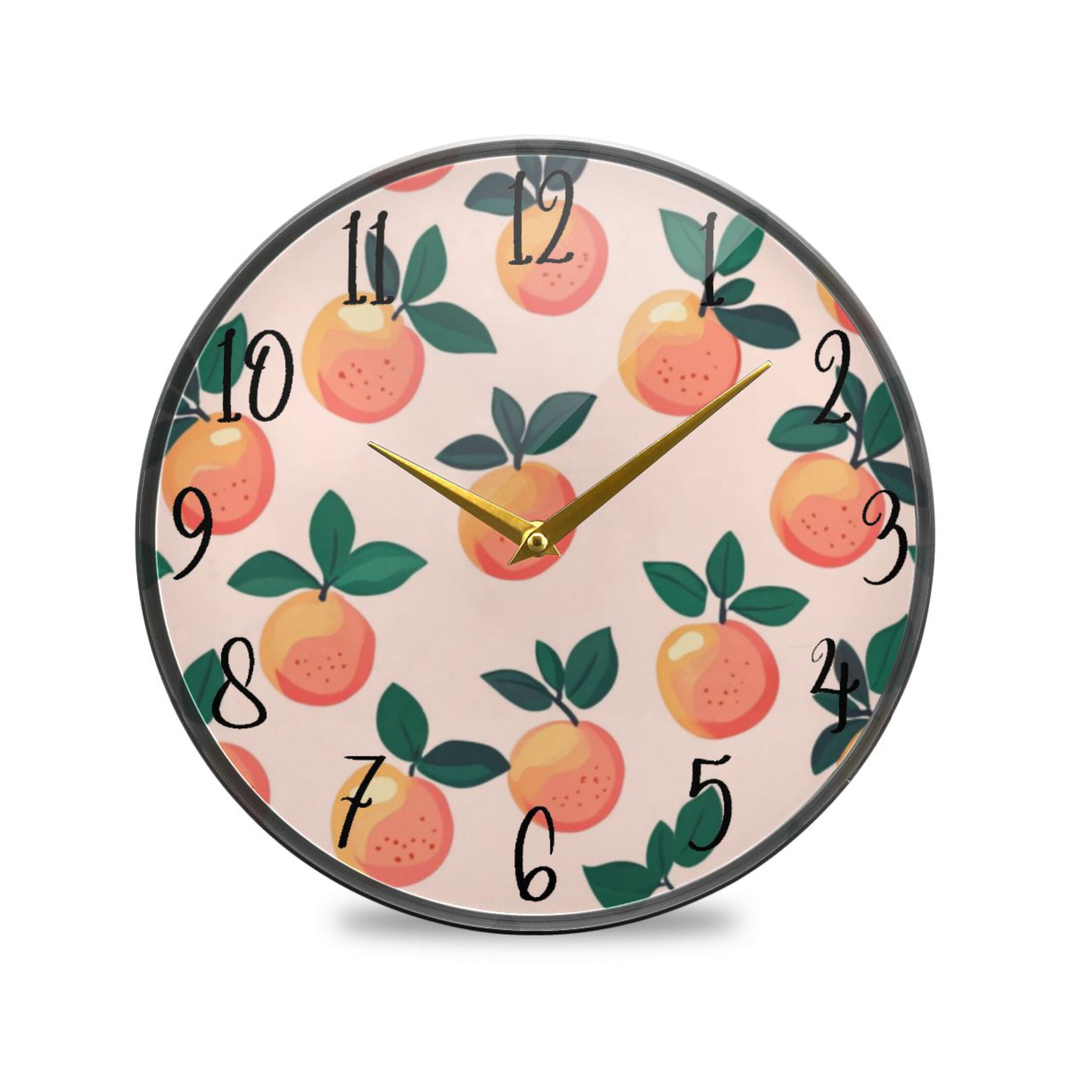 Acrylic Circular Clock 9.5x9.5 Inch Circular Clock Decorative Clock ...