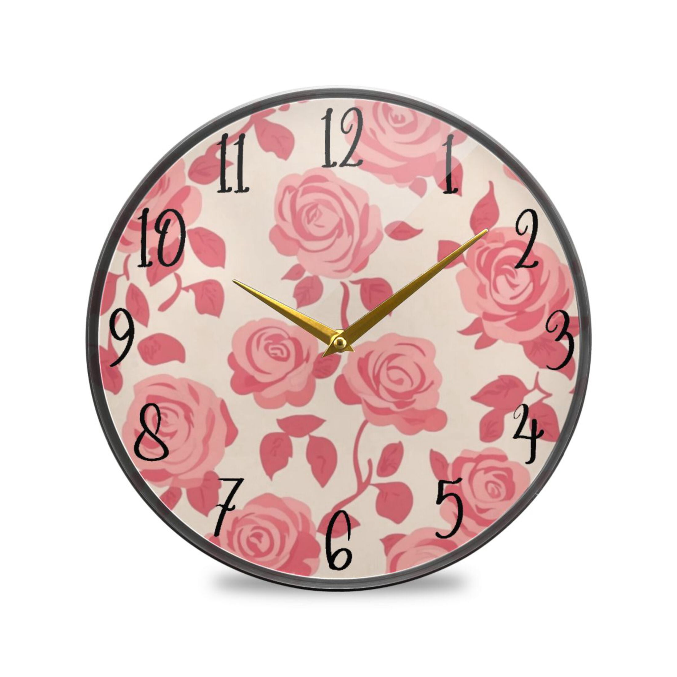 Acrylic Circular Clock 9.5x9.5 Inch Circular Clock Decorative Clock ...