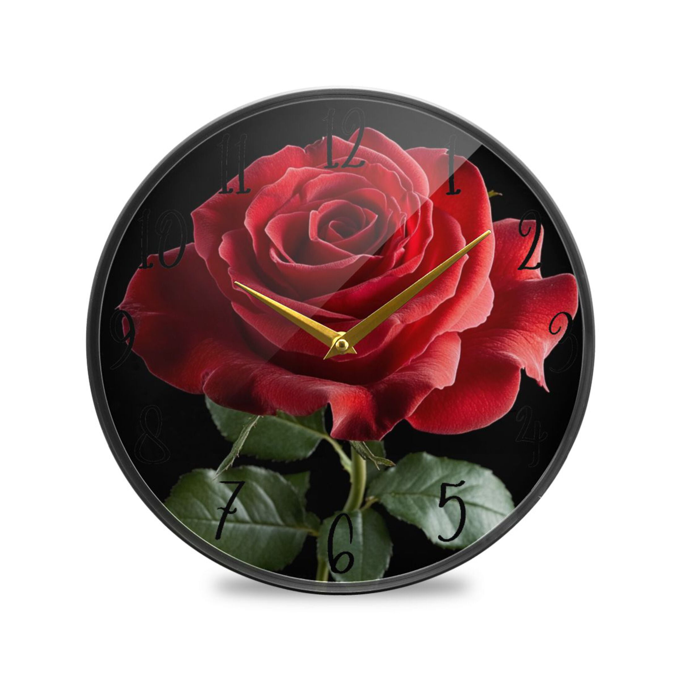 Acrylic Circular Clock 9.5x9.5 Inch Circular Clock Decorative Clock ...