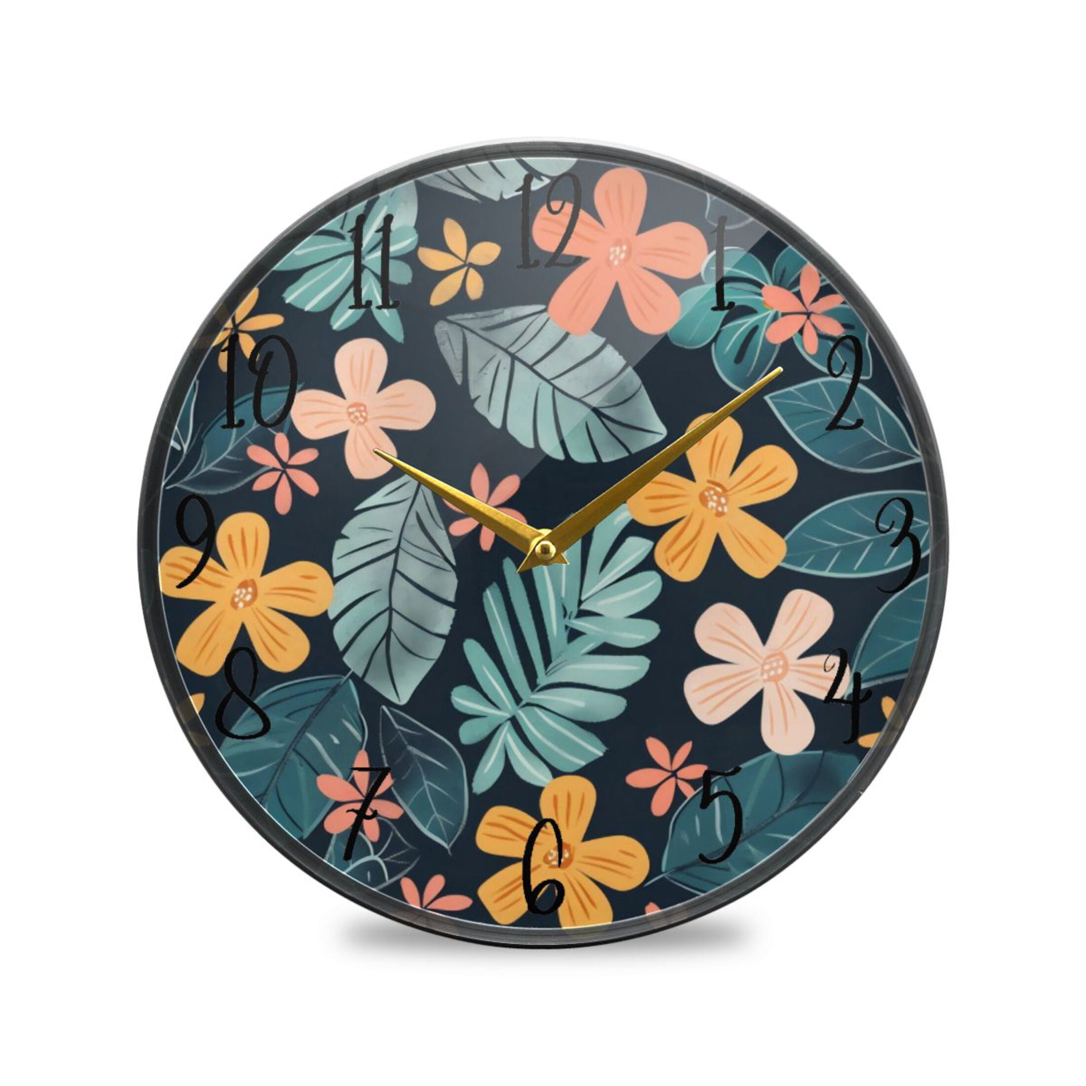 Acrylic Circular Clock 9.5x9.5 Inch Circular Clock Decorative Clock ...