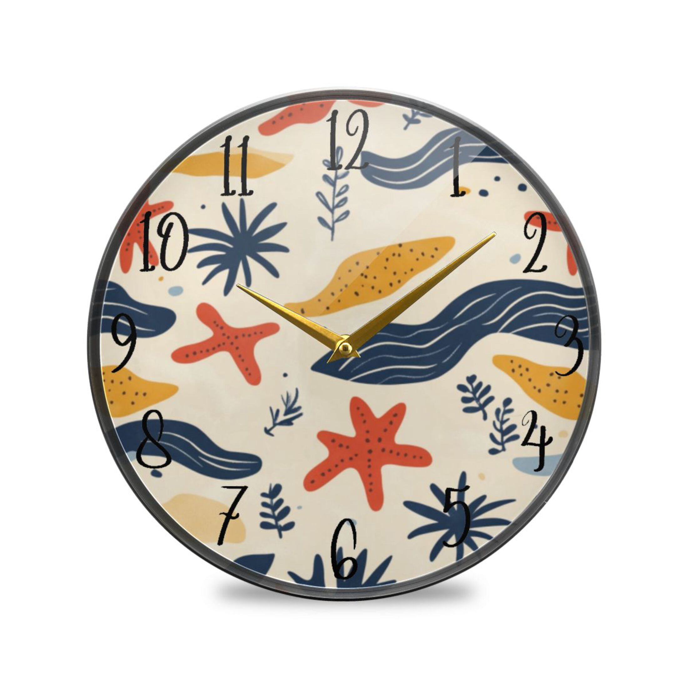 Acrylic Circular Clock 9.5x9.5 Inch Circular Clock Decorative Clock ...