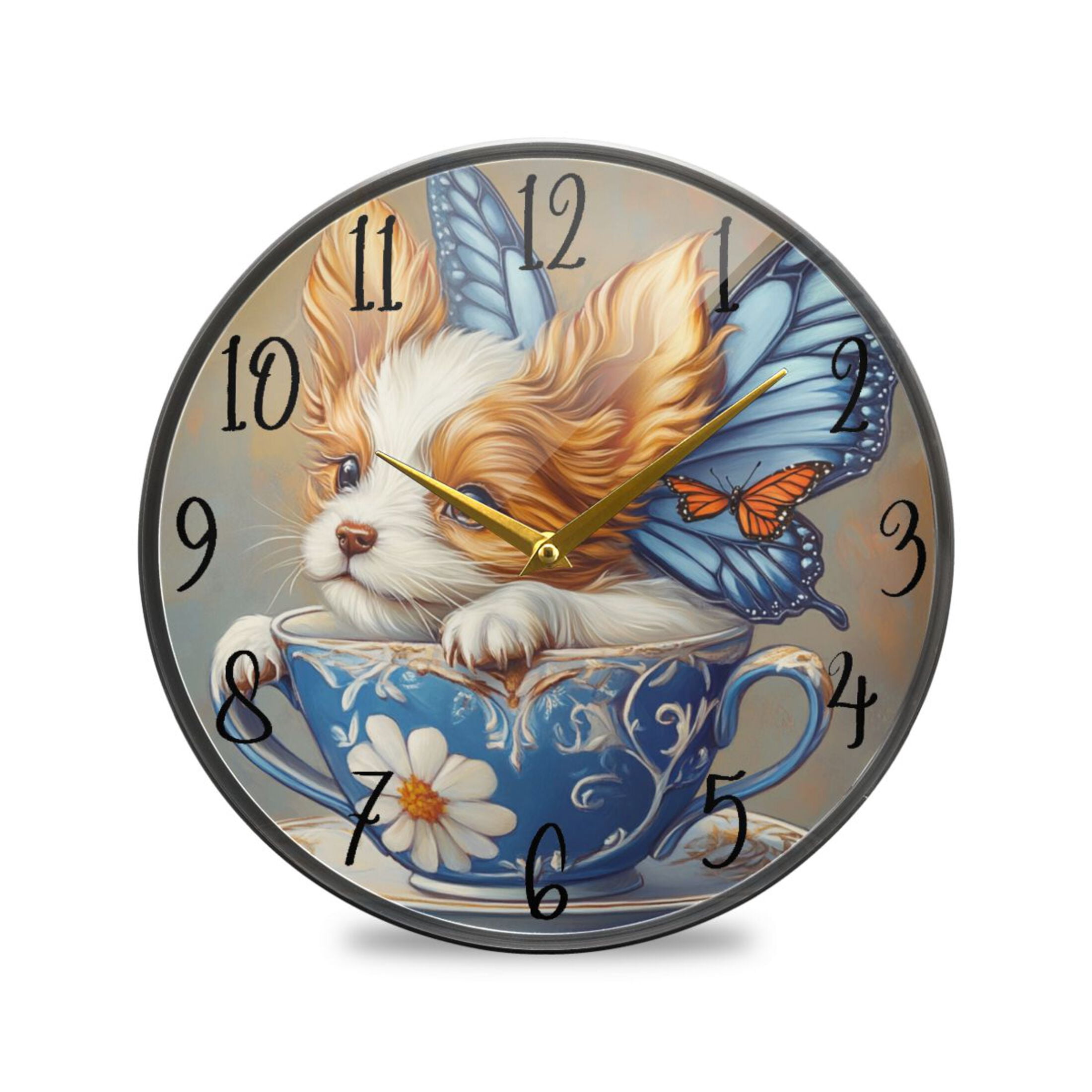 Acrylic Circular Clock 9.5x9.5 Inch Circular Clock Decorative Clock ...