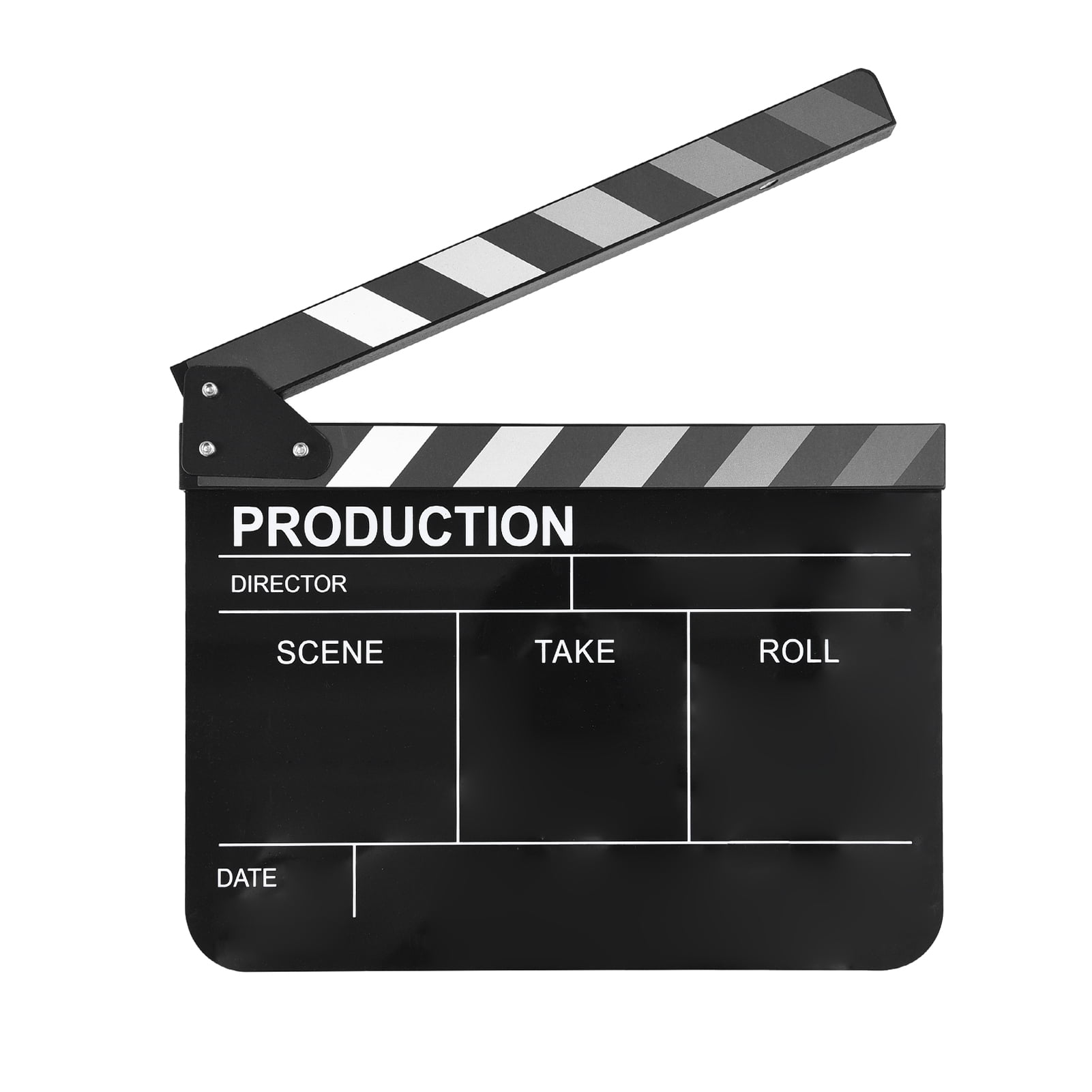 Acrylic Clapperboard Film Clapboard Movie Director's Slate Cut Action ...