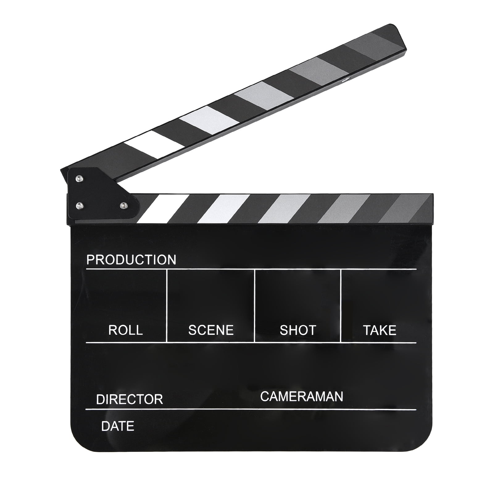 Acrylic Clapperboard Film Clapboard Movie Director's Slate Cut Action ...