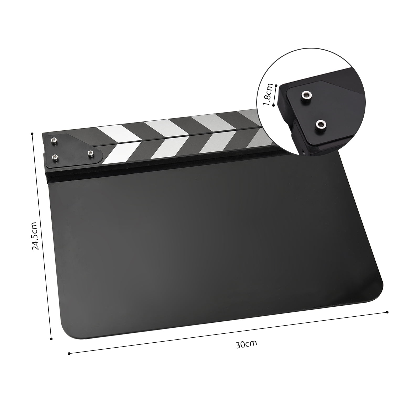 Acrylic Clapperboard Film Clapboard Movie Director's Slate Cut Action ...