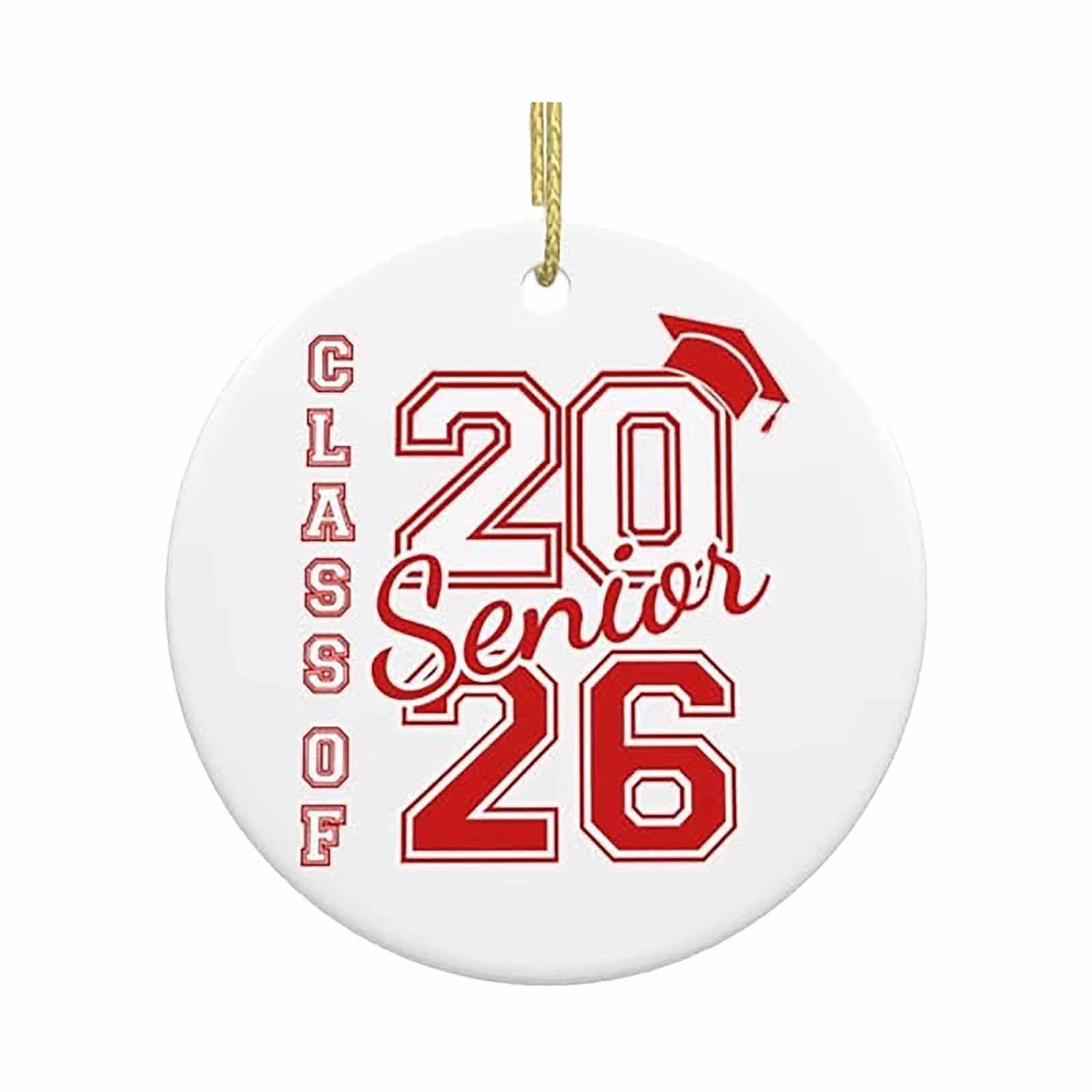 Acrylic Class of 2026 Christmas Ornament, Graduation Celebration Tree ...