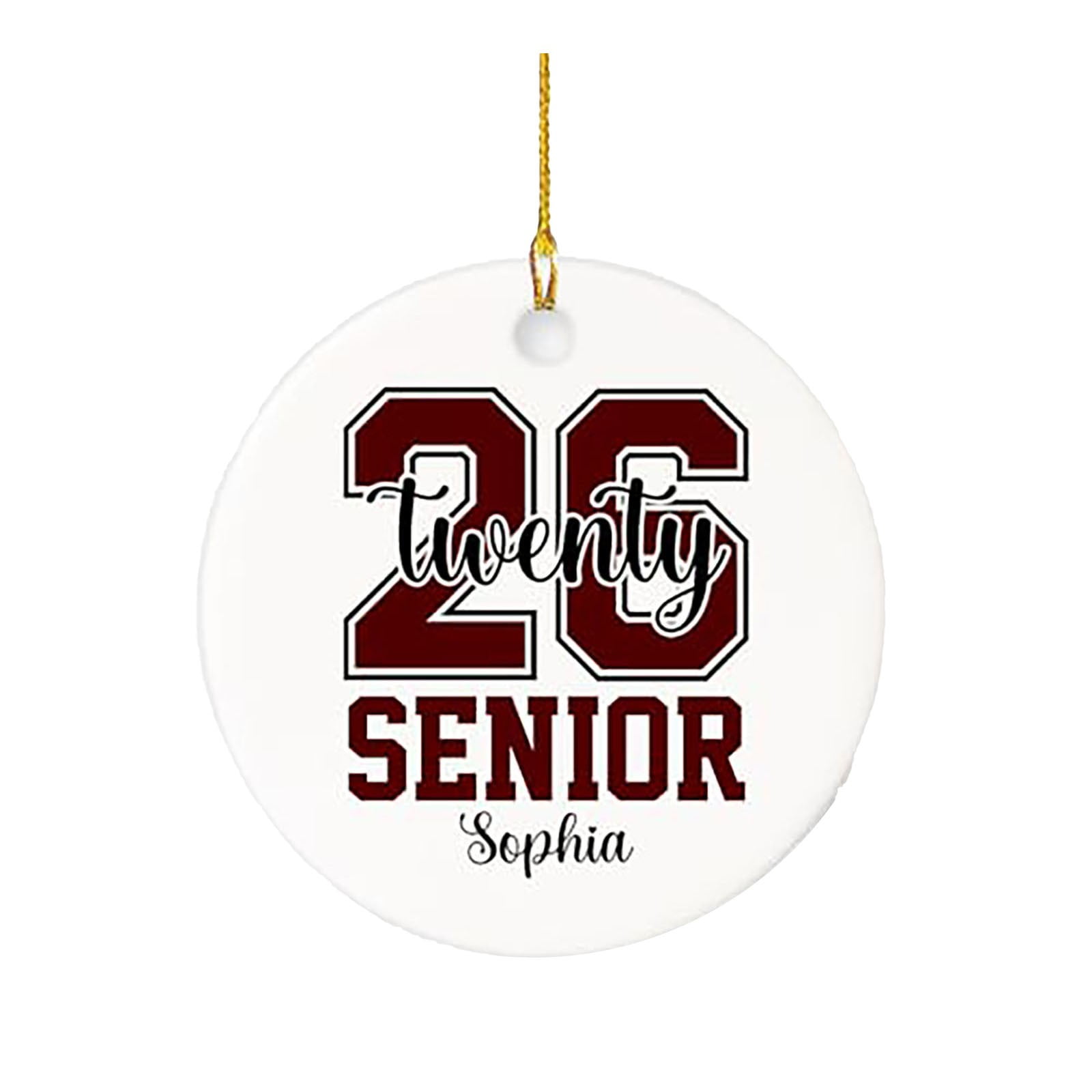 Acrylic Class of 2026 Christmas Ornament, Graduation Celebration Tree ...