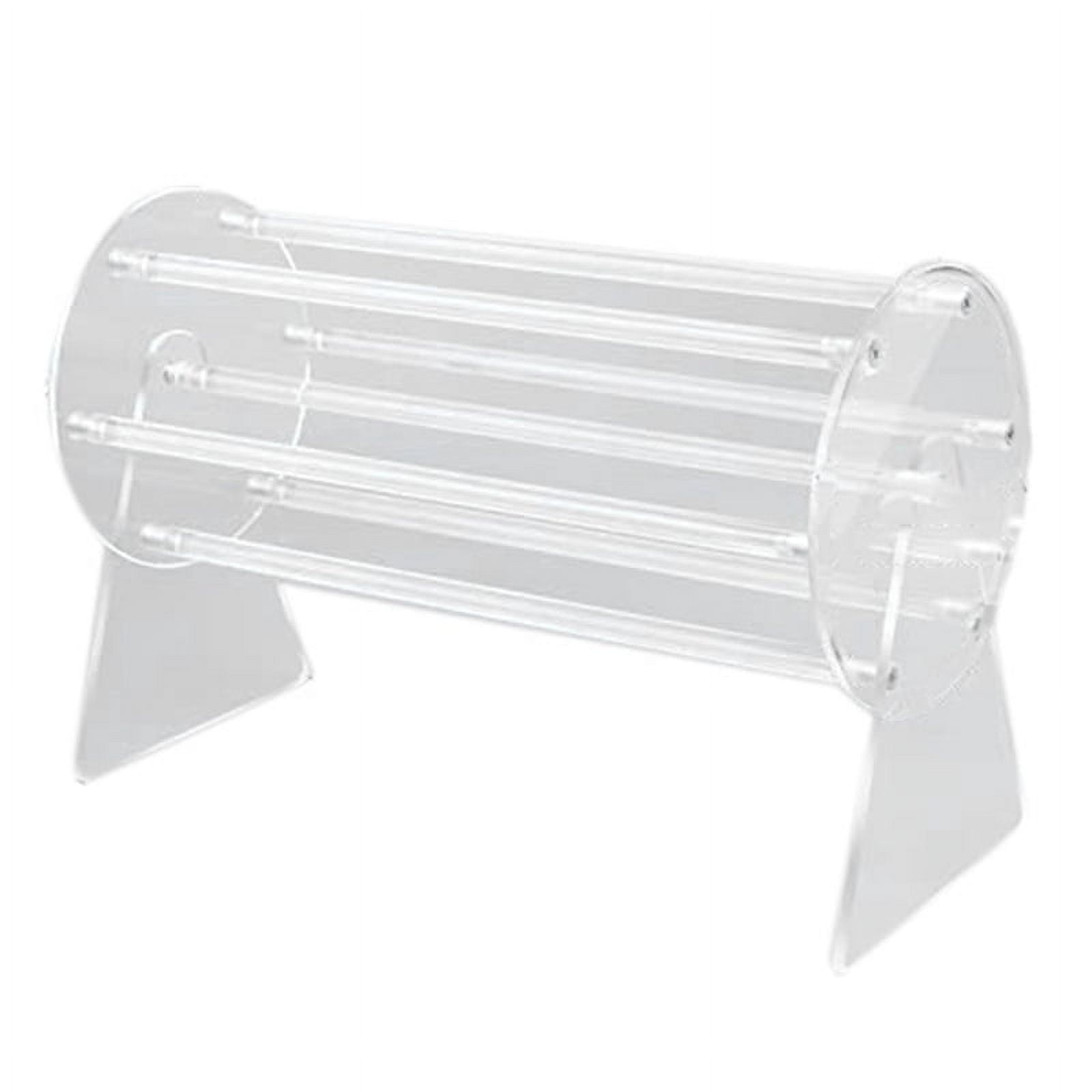 Acrylic Claw Clip Organizer Holder,360Degree Rotating Claw Clip Holder ...