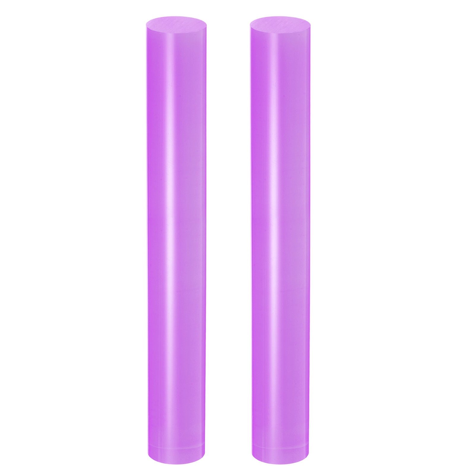 Acrylic Clay Roller 20.32cm x 2.5cm for Shaping Sculpting, Purple, 2 ...