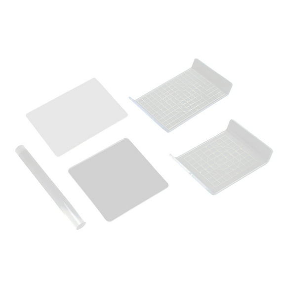 Acrylic Clay Roller with 4 Acrylic Sheet Clay Board for Clay Shaping ...