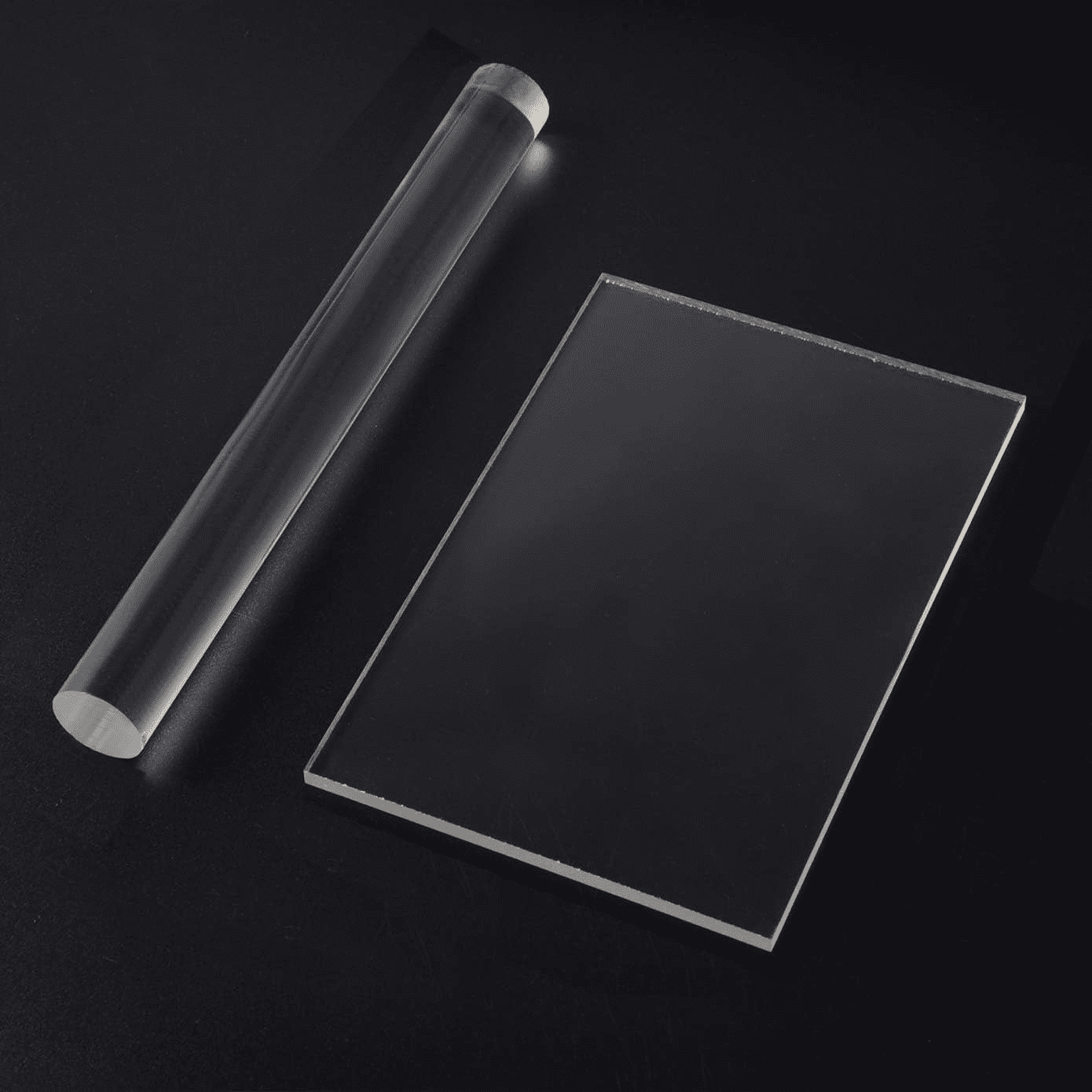 Acrylic Clay Roller with Acrylic Sheet Acrylic Round Clay Non-Stick ...