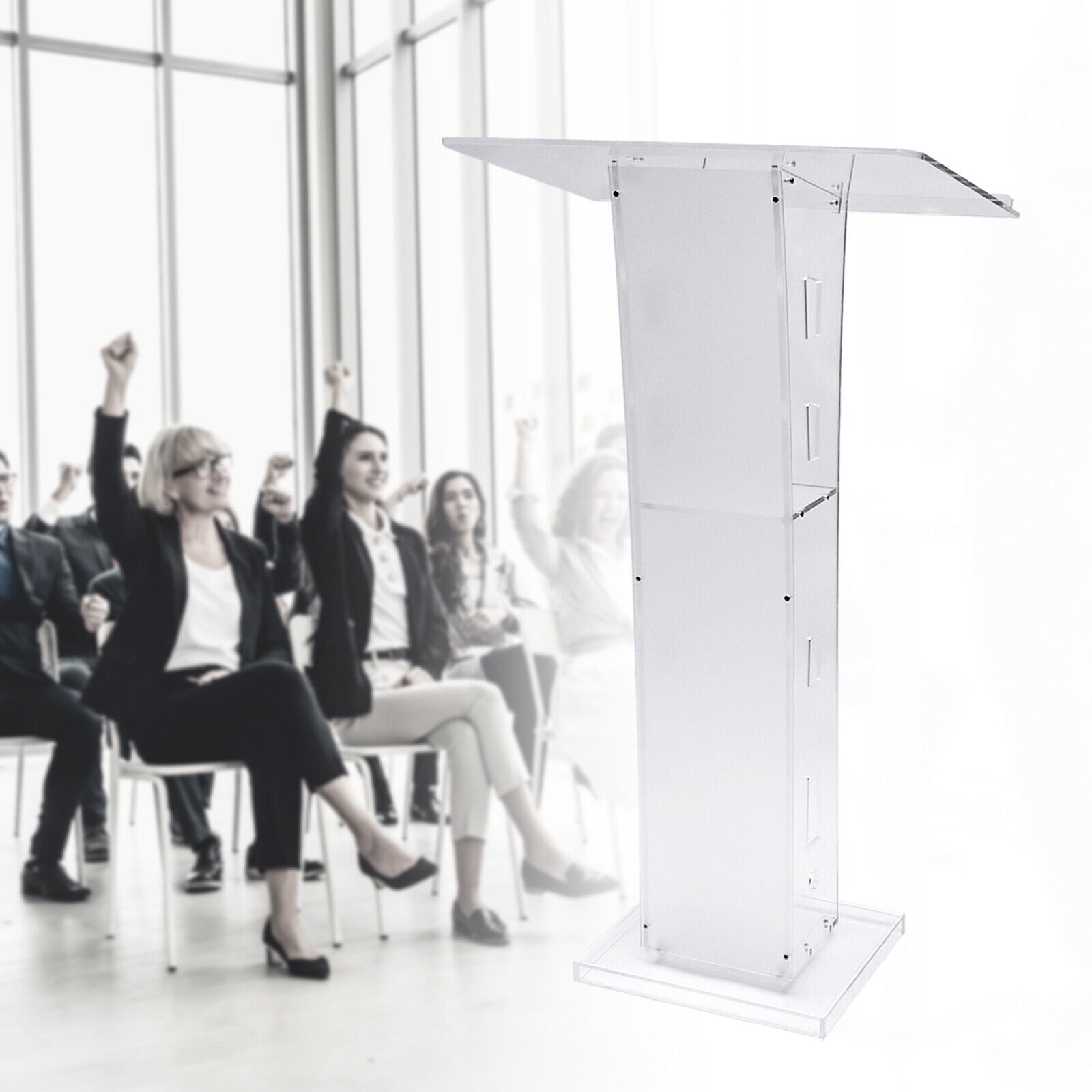 Acrylic Clear Podium for Conference Speeches, Church, School, Event ...