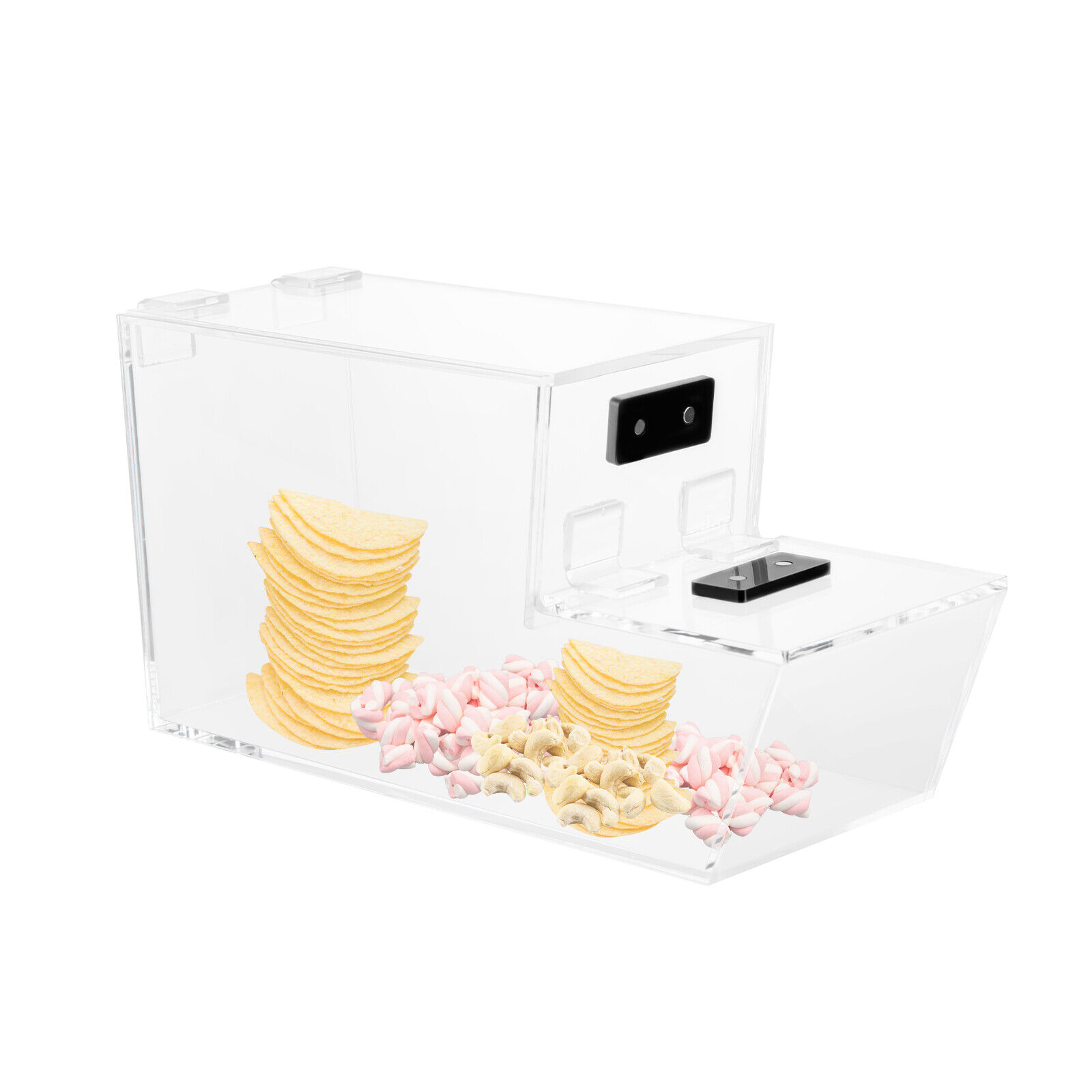 Acrylic Clear Stackable Bulk Candy Bin Cereal Dry Foods Storage Box ...