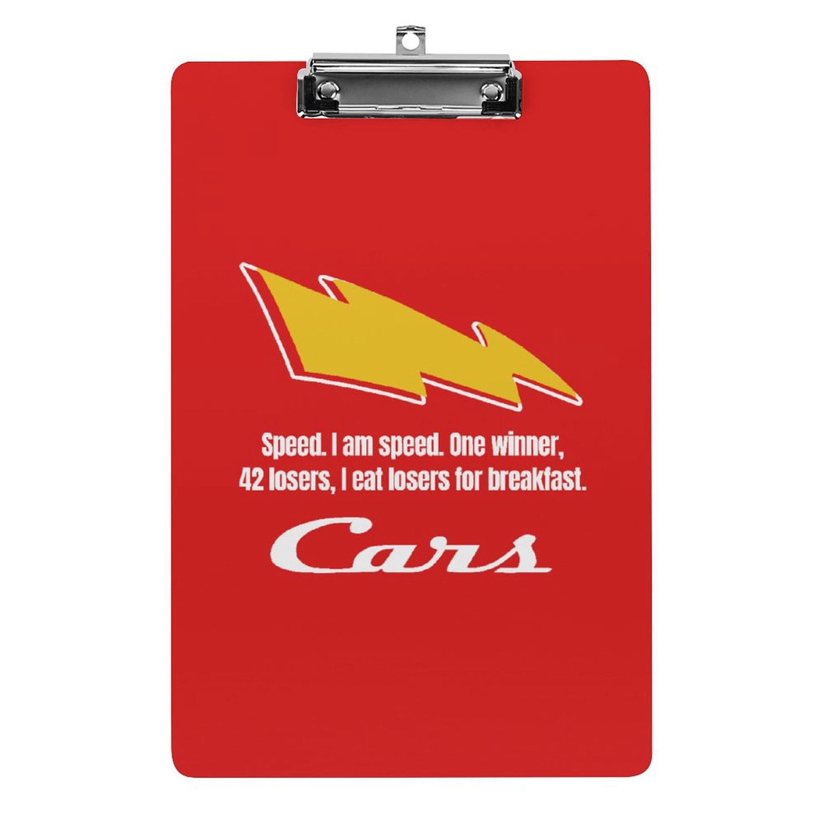 Acrylic Clipboard Speed Cars Lightning Mcqueen Clipboard Standard A4 ...