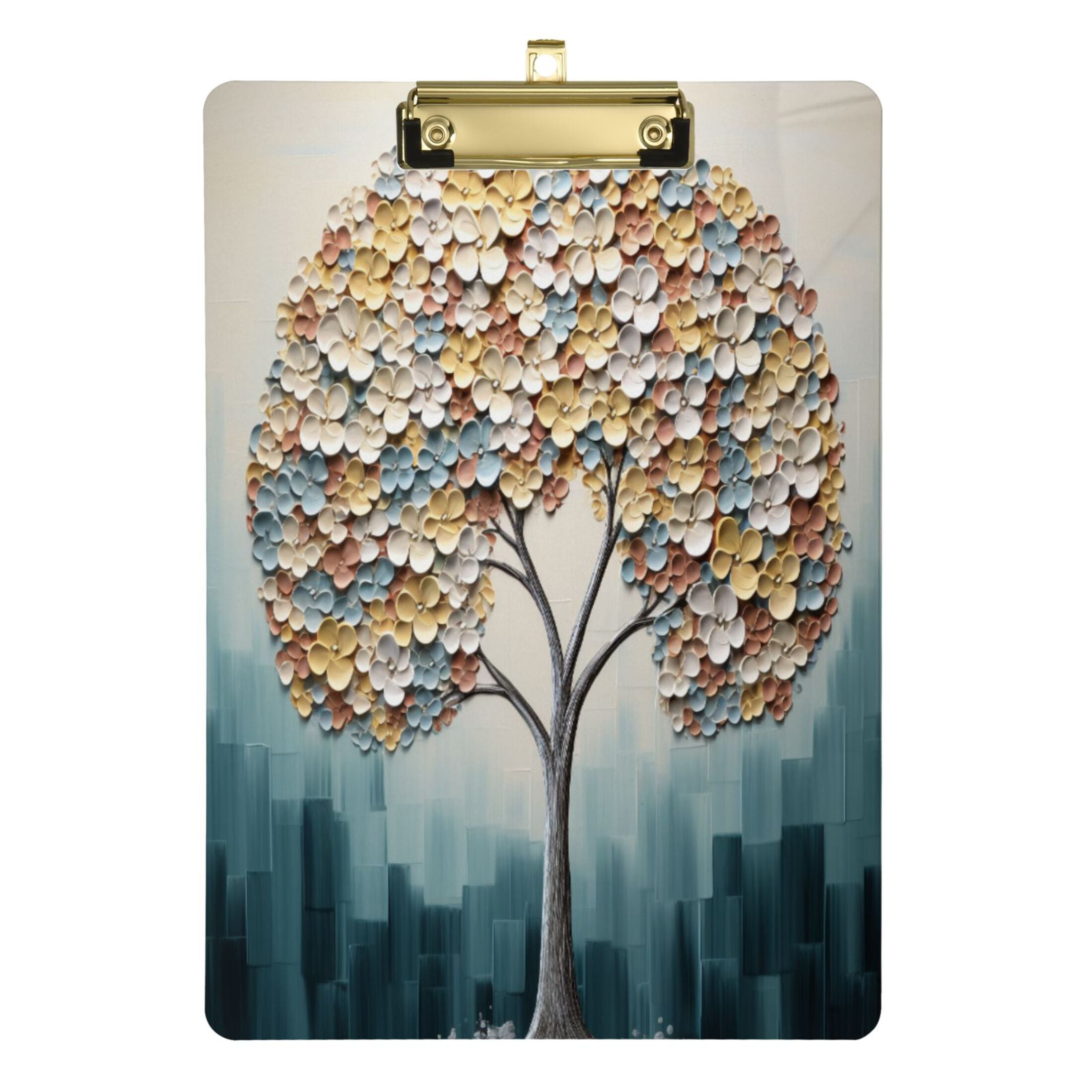 Acrylic Clipboards Abstract Tree A4 Standard Size Clipboard 12.5" X 9 ...